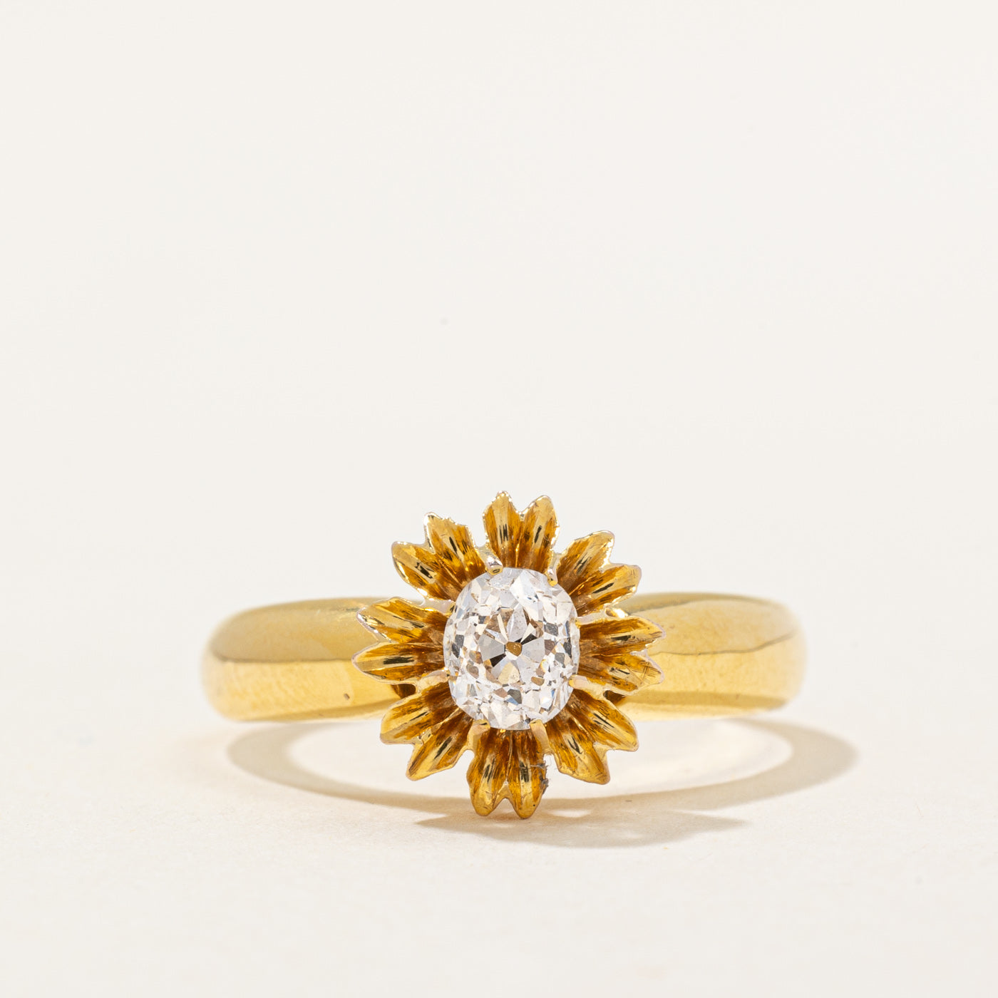 High Set Diamond Ring | 0.37ct | SZ 6.25