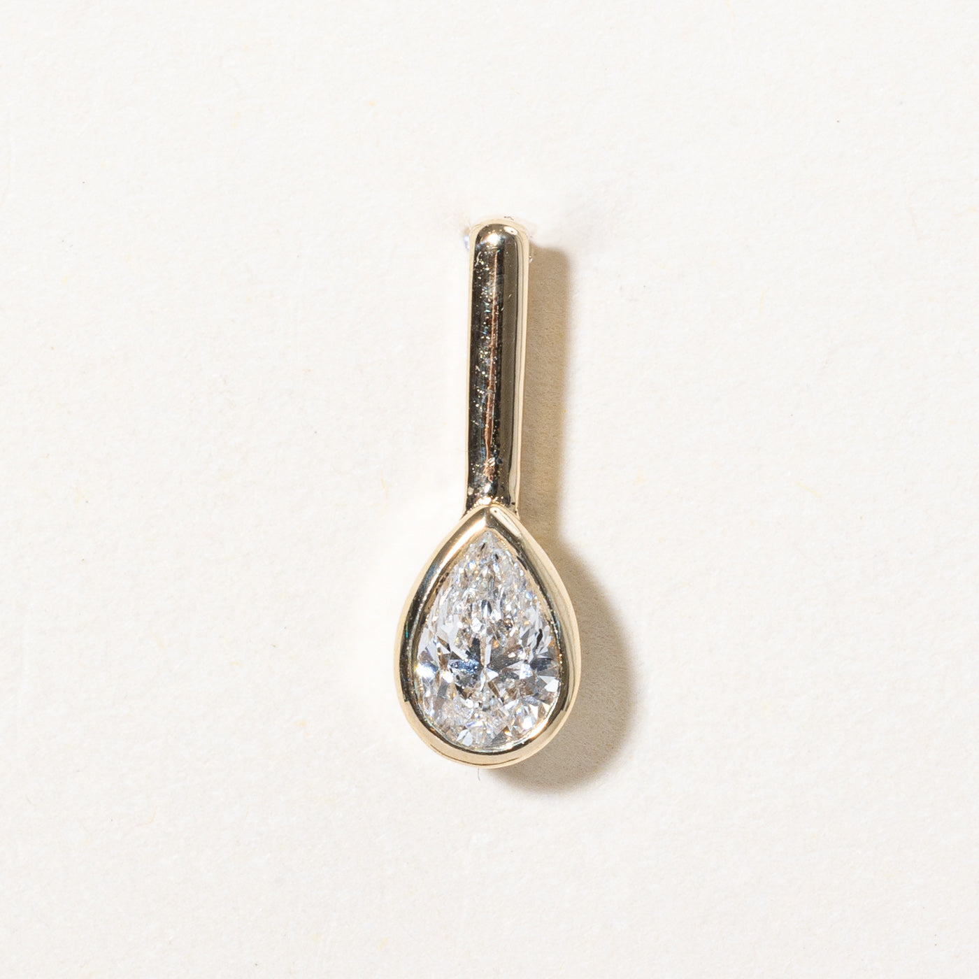 100 Ways' GIA Certified Bezel Set Diamond Pendant | 0.46ct VS2 F