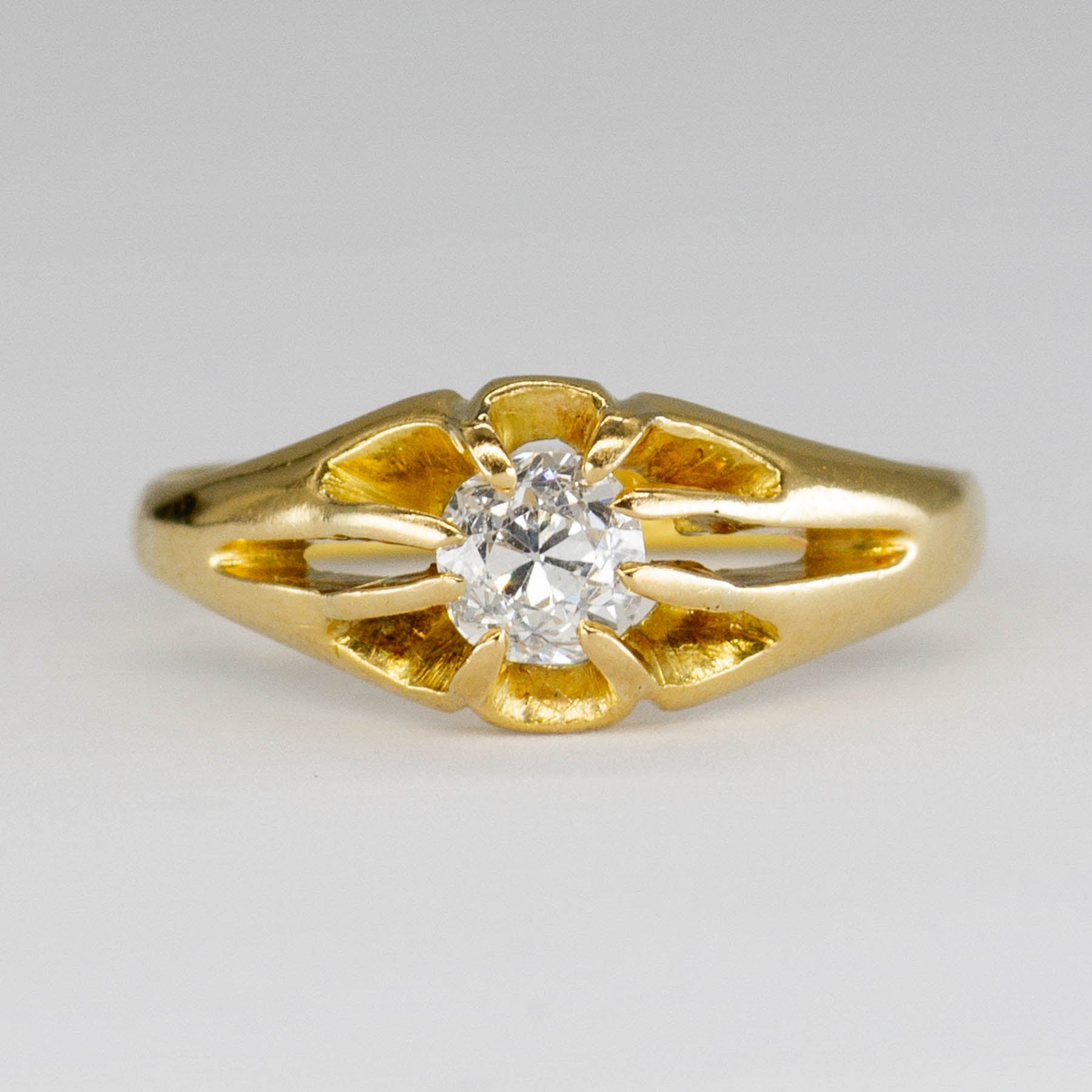 Old Mine Cut Diamond Ring | 0.37ct | SZ 4.75 | – 100 Ways