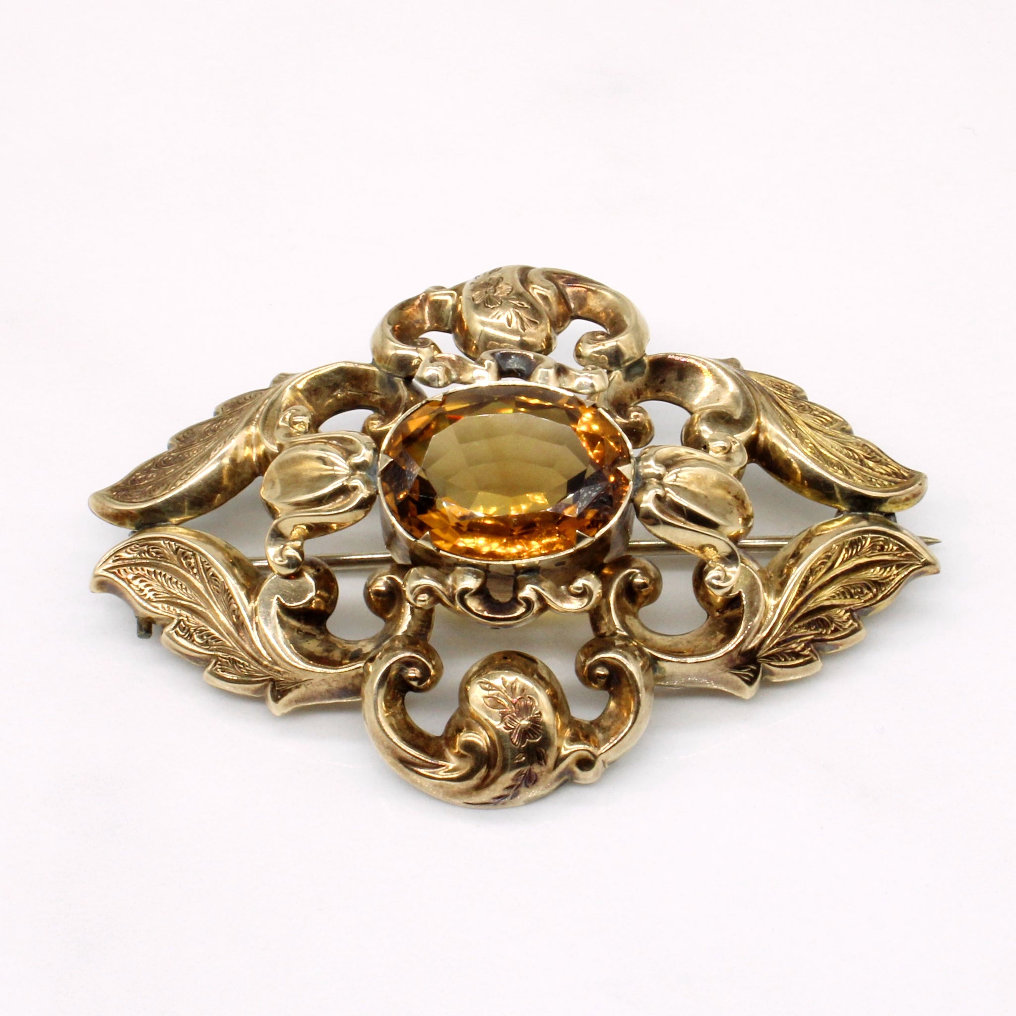 Large Citrine Brooch & Pendant | 7.65ct