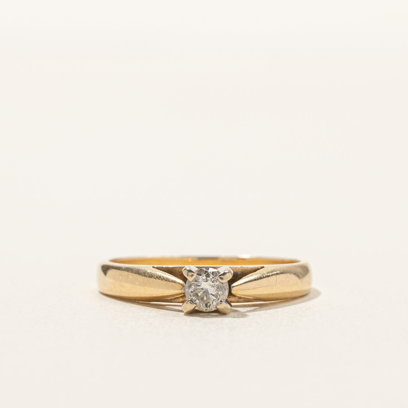 Solitaire Diamond Ring | 0.16ct | SZ 5.5