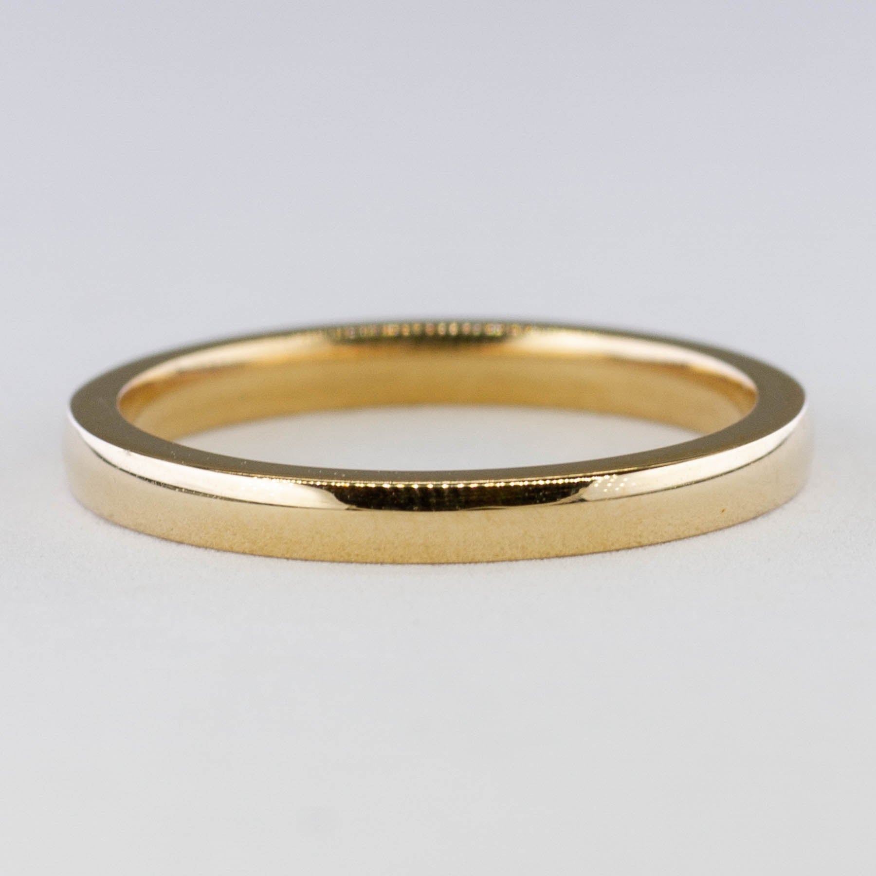100 Ways' 10k Yellow Gold Dainty Band | 2mm | SZ 7