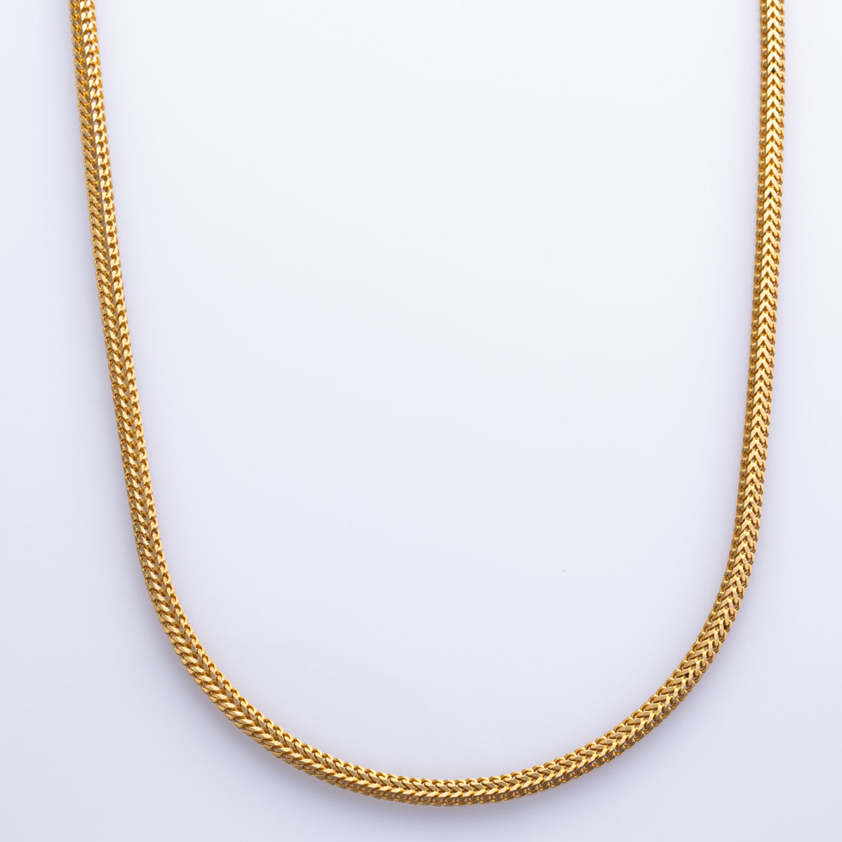 22k Yellow Gold Foxtail Chain | 20"