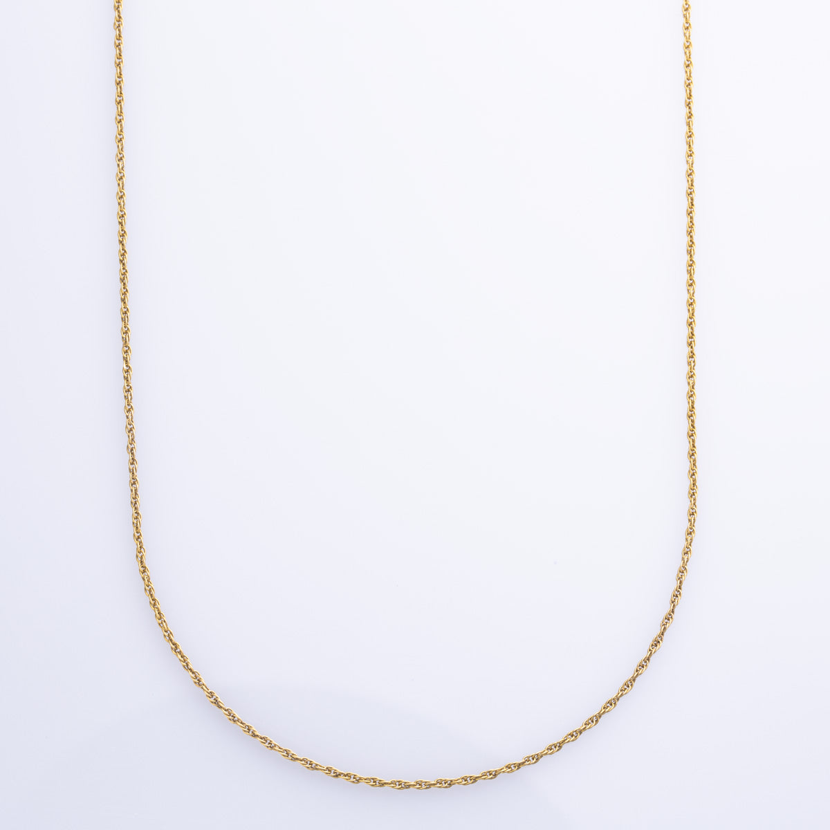 18k Yellow Gold Rope Chain | 24"