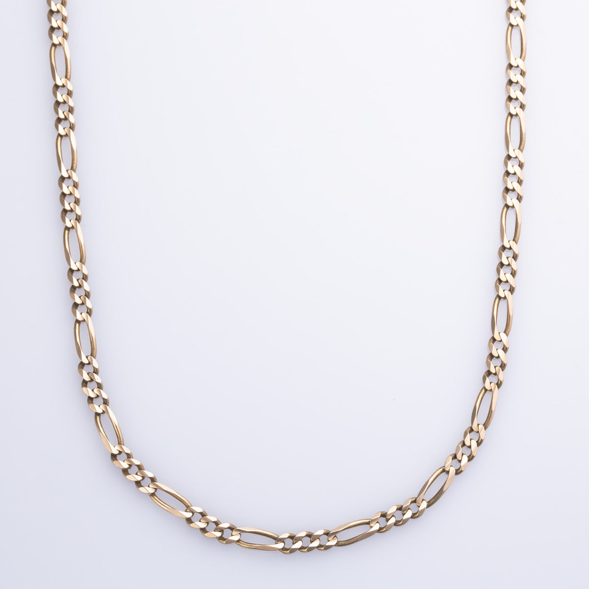 10k Yellow Gold Figaro Chain | 19"
