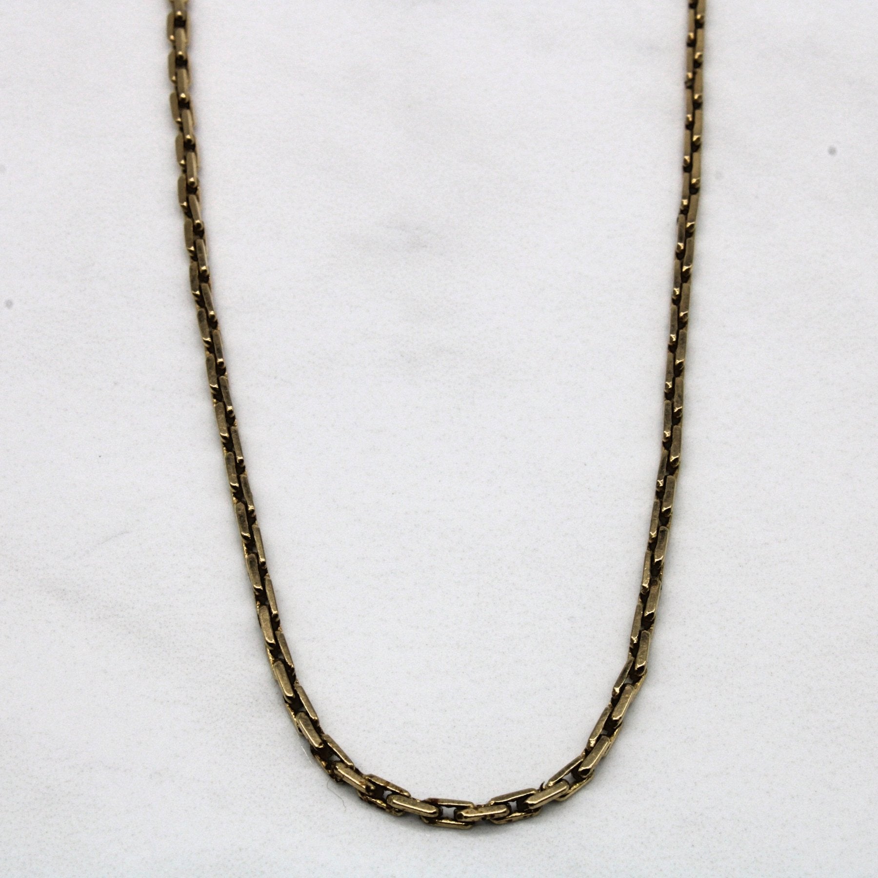 10k Elongated Box Chain | 21"