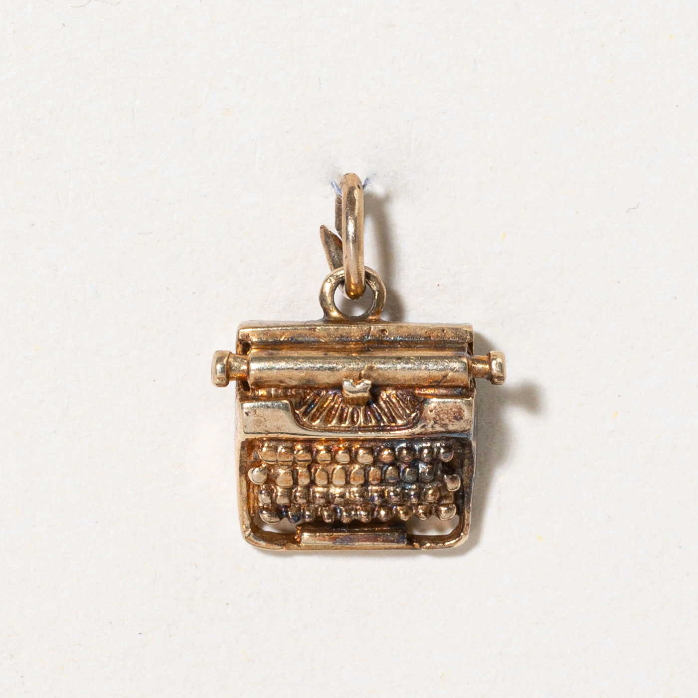 10k Yellow Gold Typewriter Charm