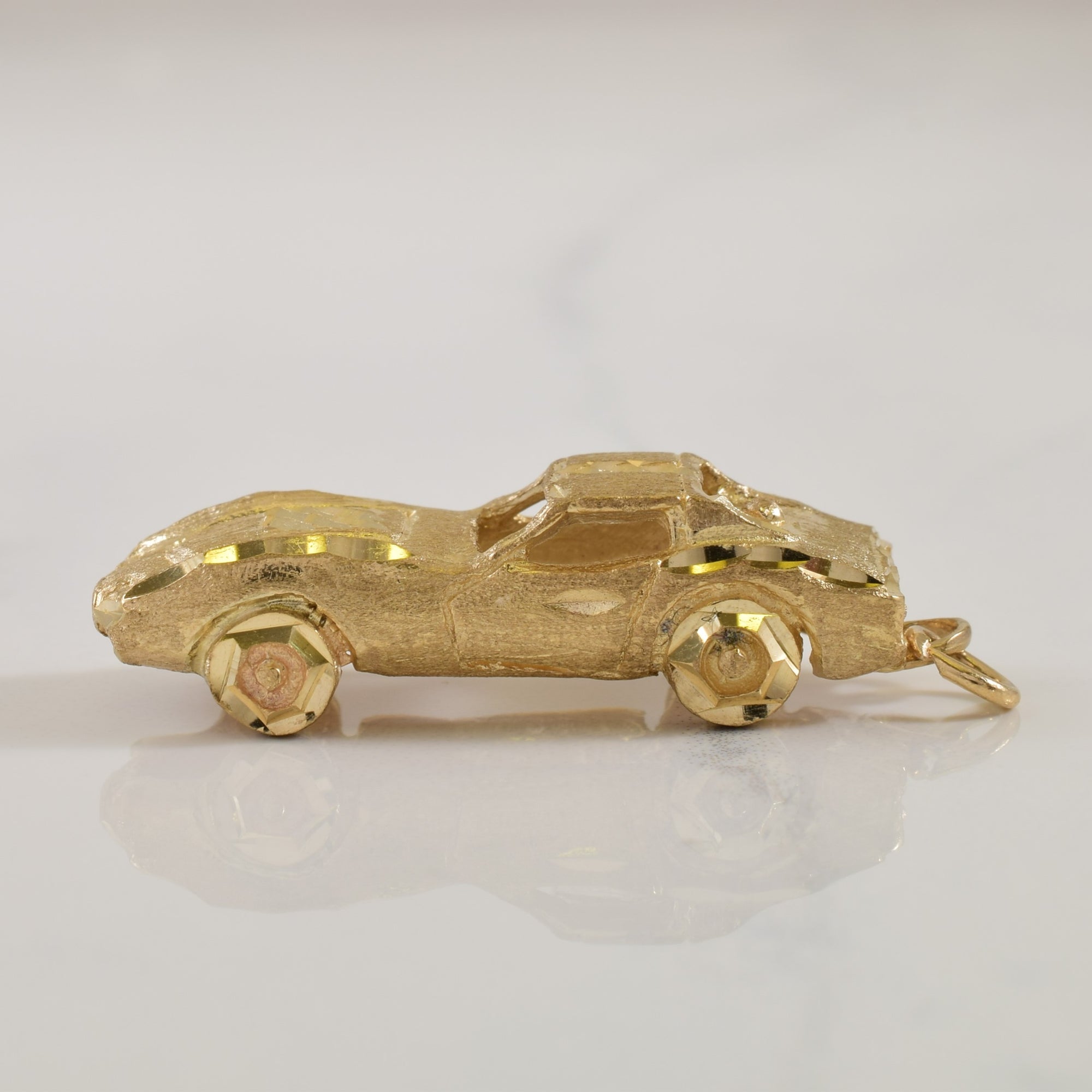 10k Yellow Gold Race Car Charm | – 100 Ways
