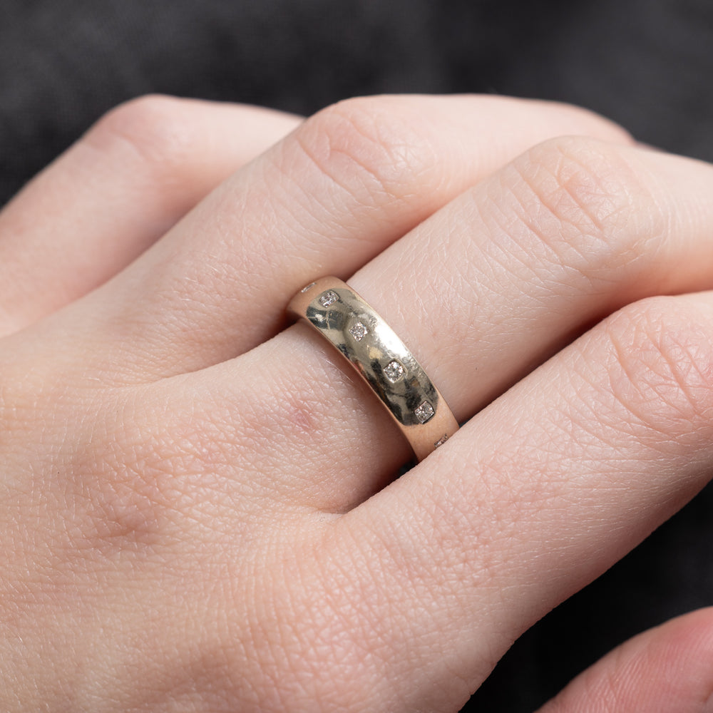 Flush Set Semi Eternity Diamond Band | 5.30mm | SZ 6.0