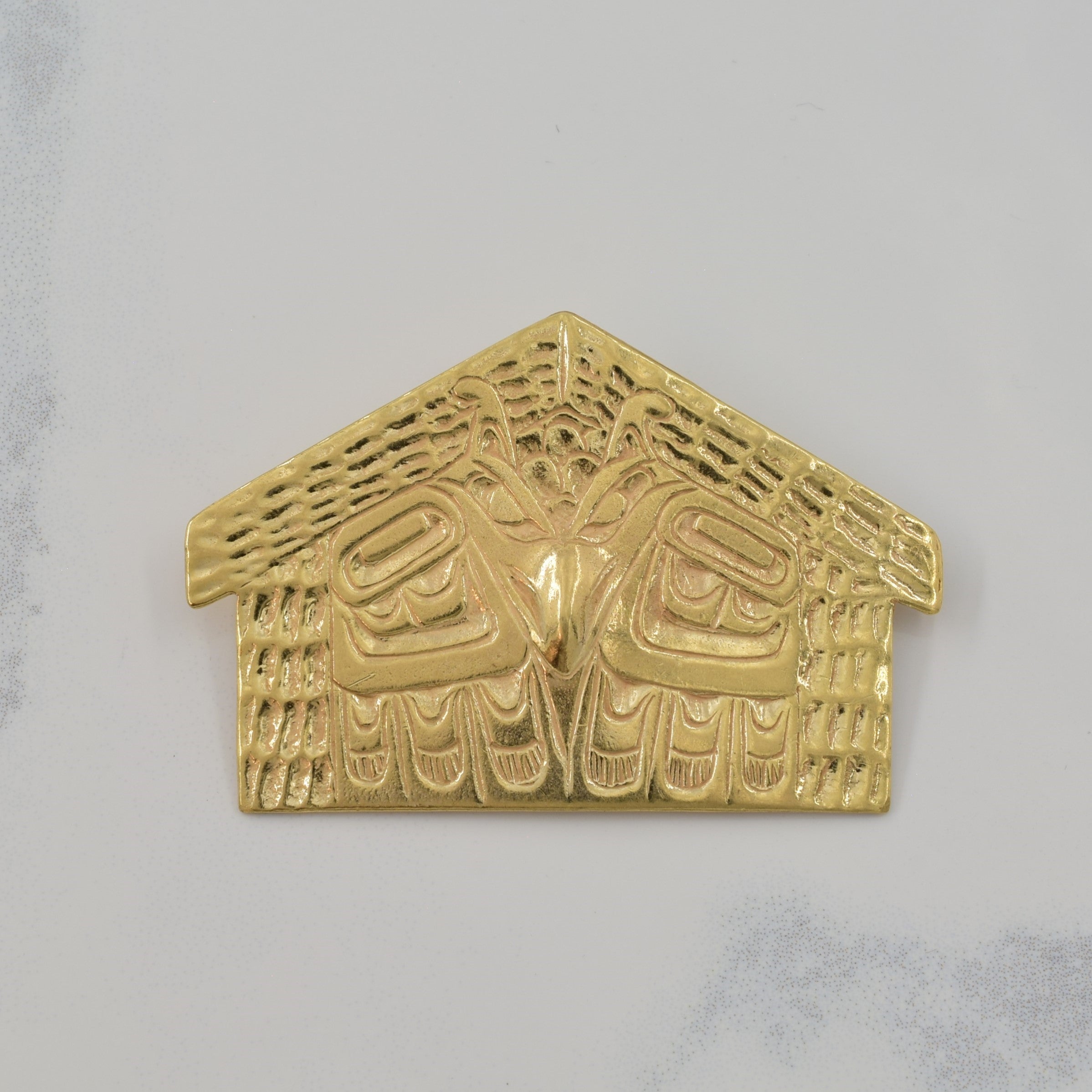 14k Yellow Gold Indigenous Art Pendant | – 100 Ways