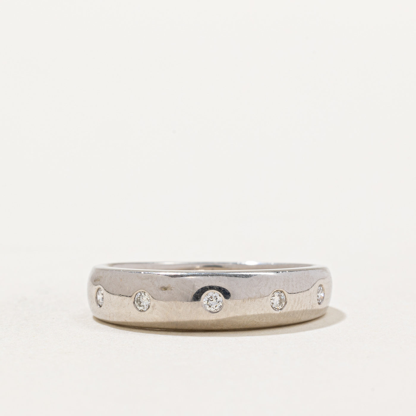 Flush Set Diamond Ring | 0.10ctw | SZ 7