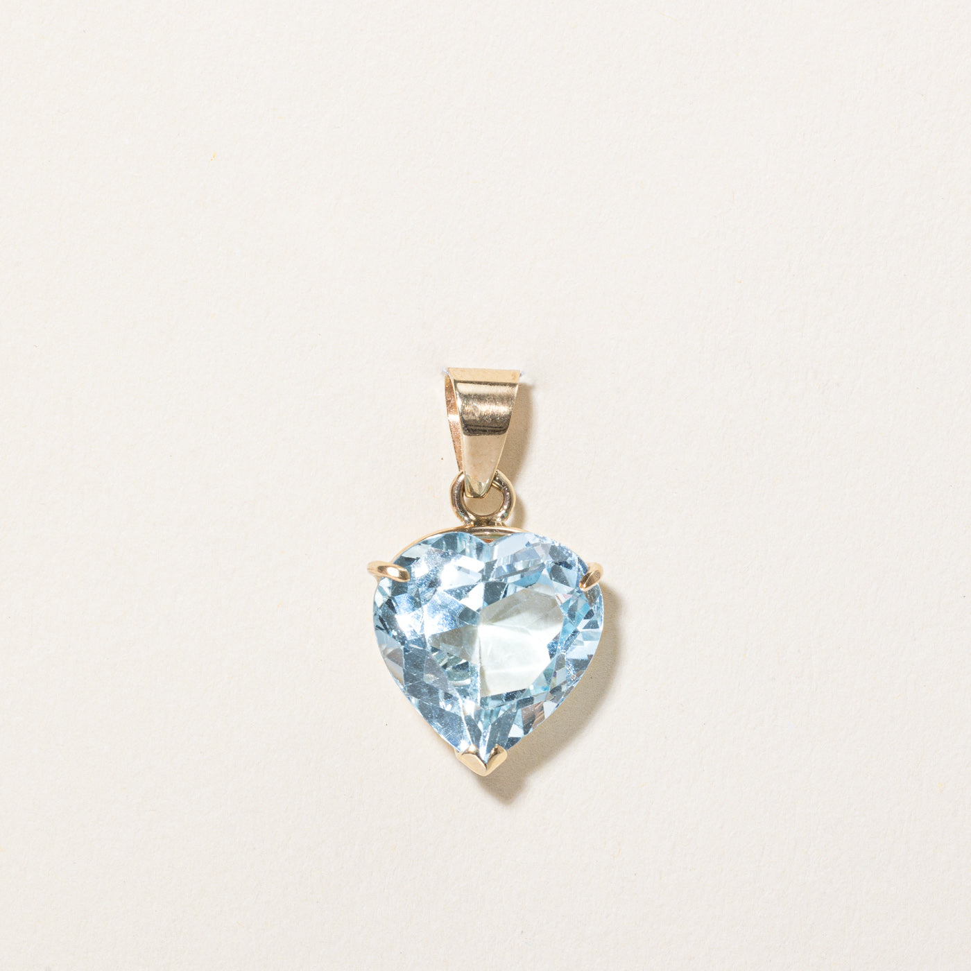 Blue Topaz Heart Pendant | 8.85ct
