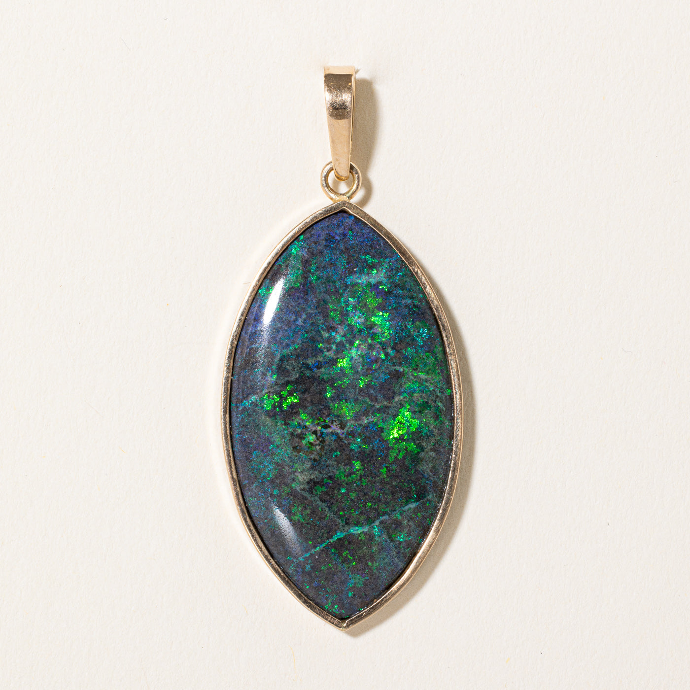 Dyed Black Opal Pendant | 15.00ct