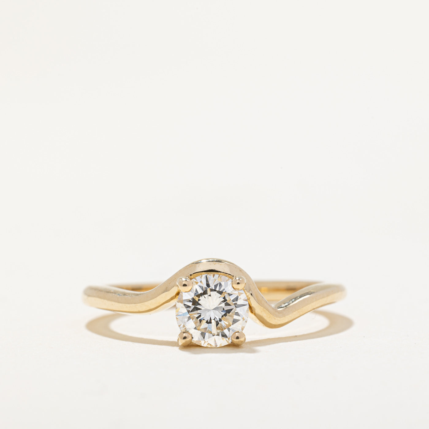 '100 Ways' GIA Certified Diamond Freeform Engagement Ring | 0.54ct SI1