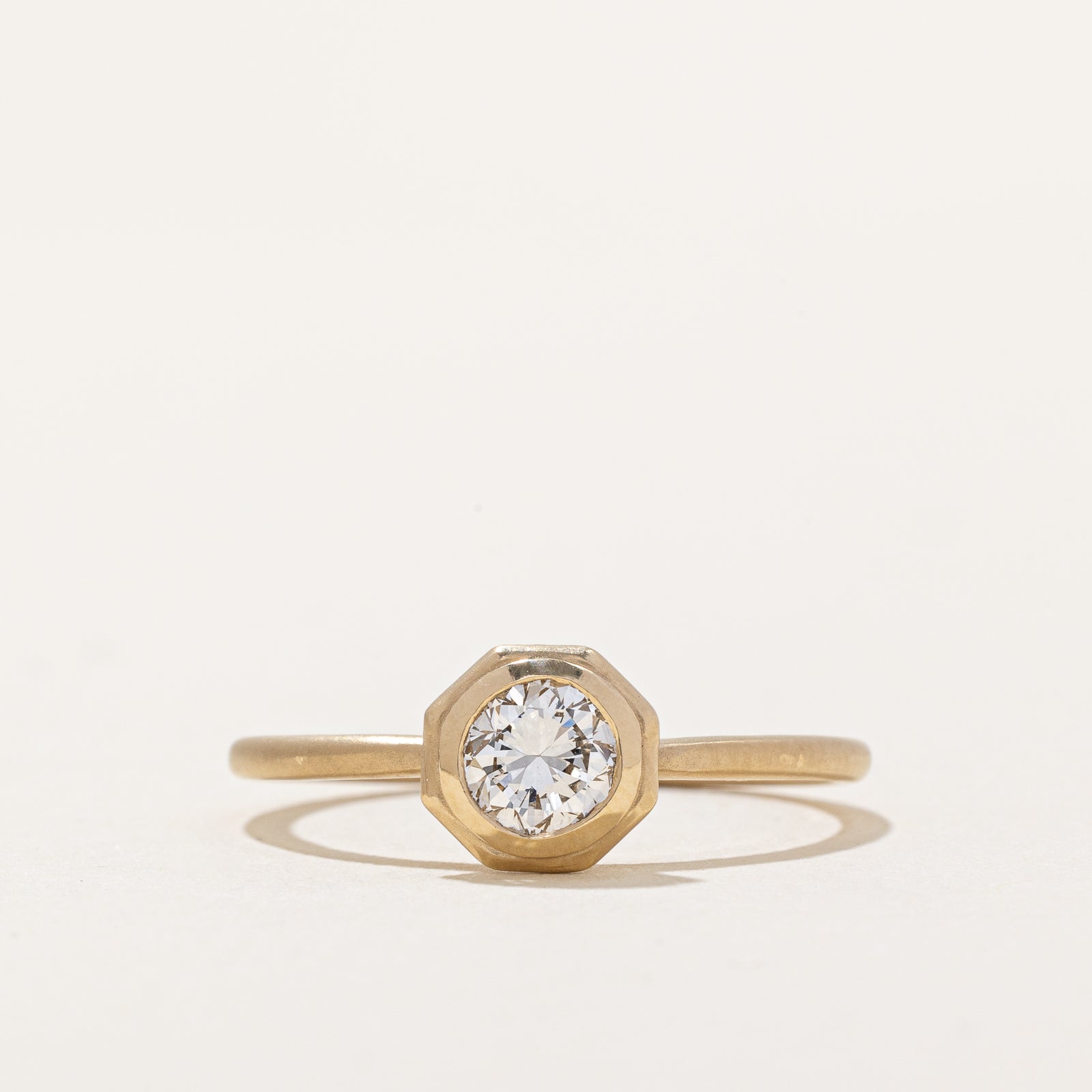 '100 Ways' GIA Certified Diamond Octagon Engagement Ring | 0.56ct | SZ