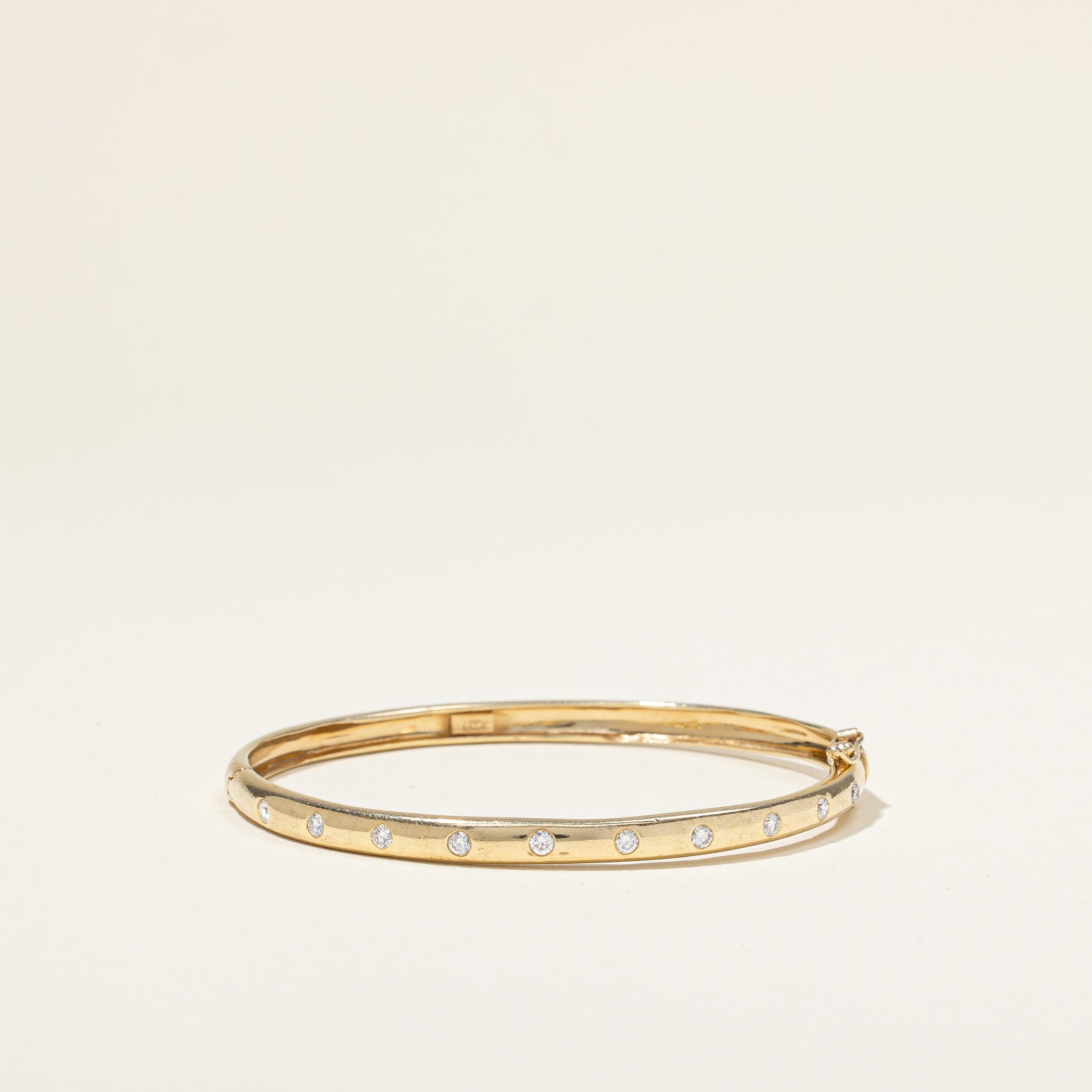 Flush Set Diamond Bracelet | 0.30ctw | 7"