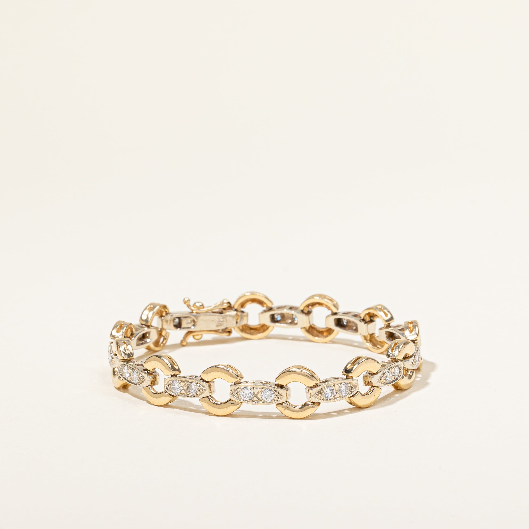 Flush Set Diamond Bracelet | 1.44ctw | 7.25"