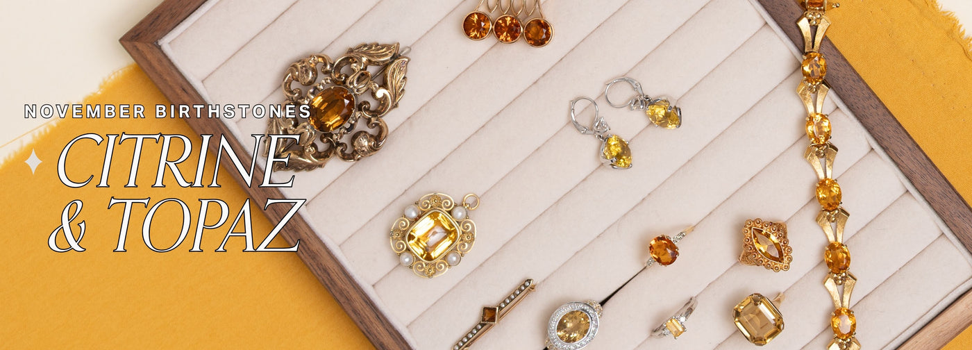 November's Birthstones Citrine & Topaz: the meaning, history ...