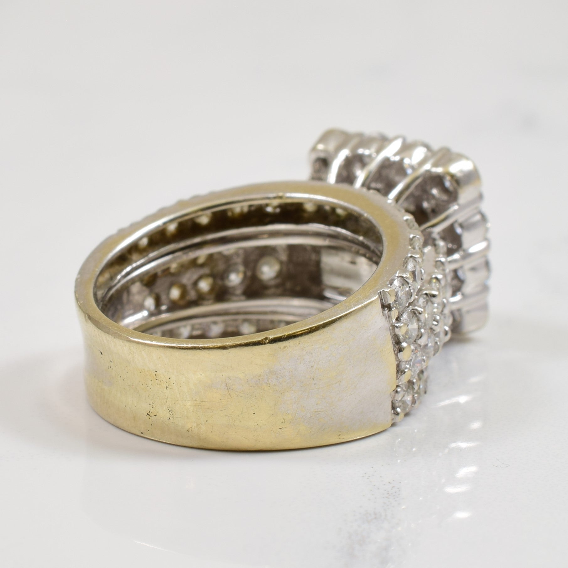 High Set Diamond Cluster Ring | 3.60ctw | SZ 6.75 | – 100 Ways