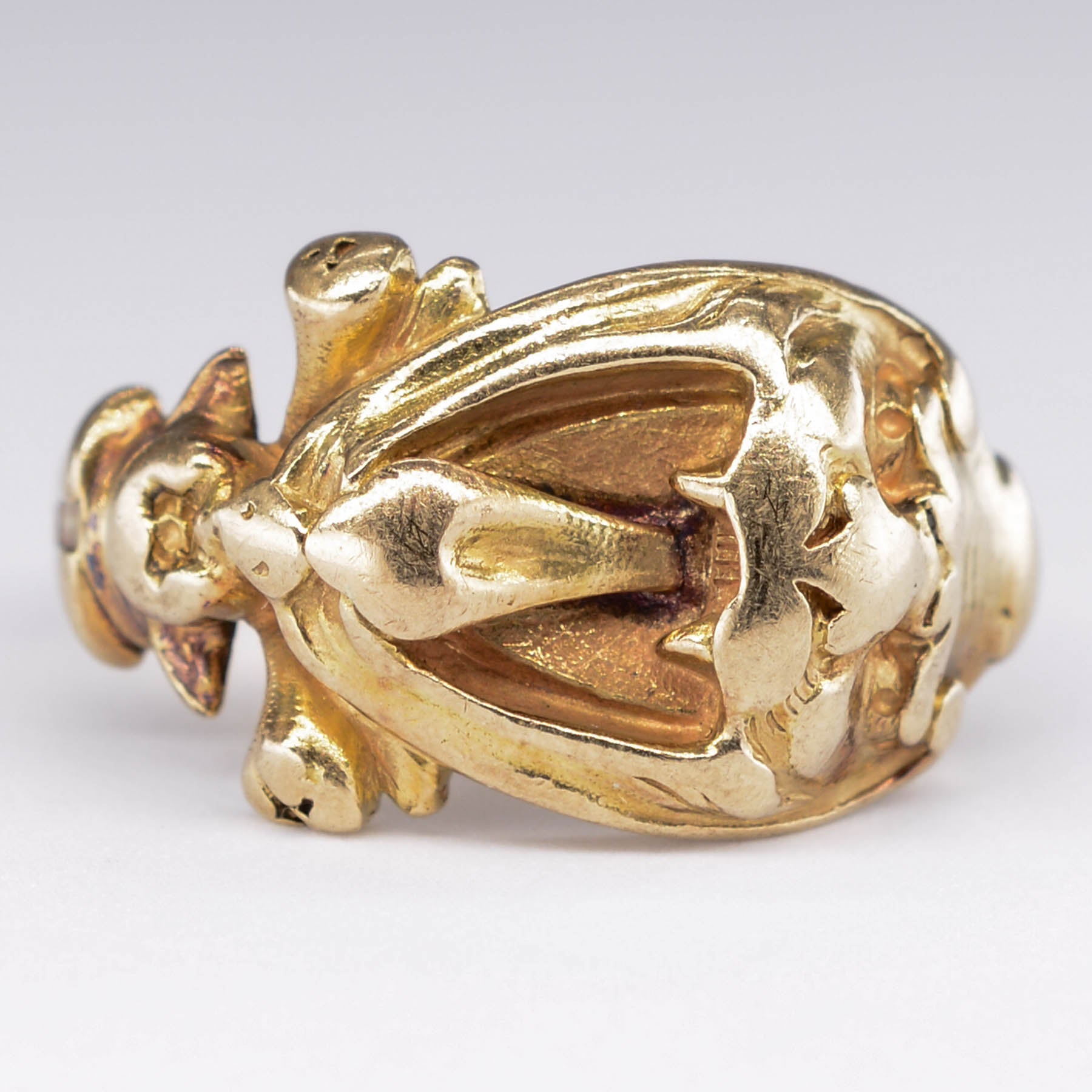 18k Gargoyle Motif Ring | SZ 5.75 | – 100 Ways