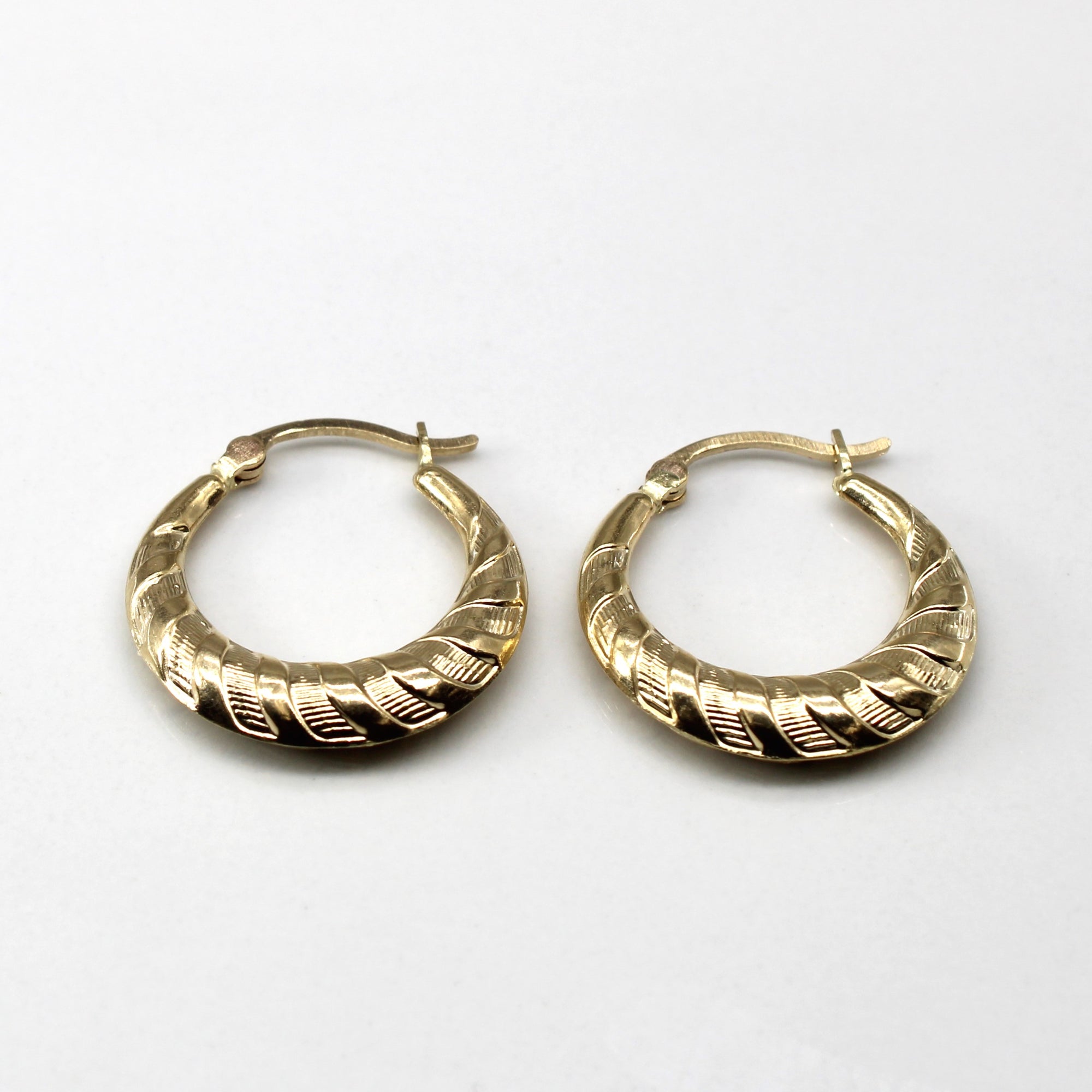 Textured Hoop Earrings – 100 Ways