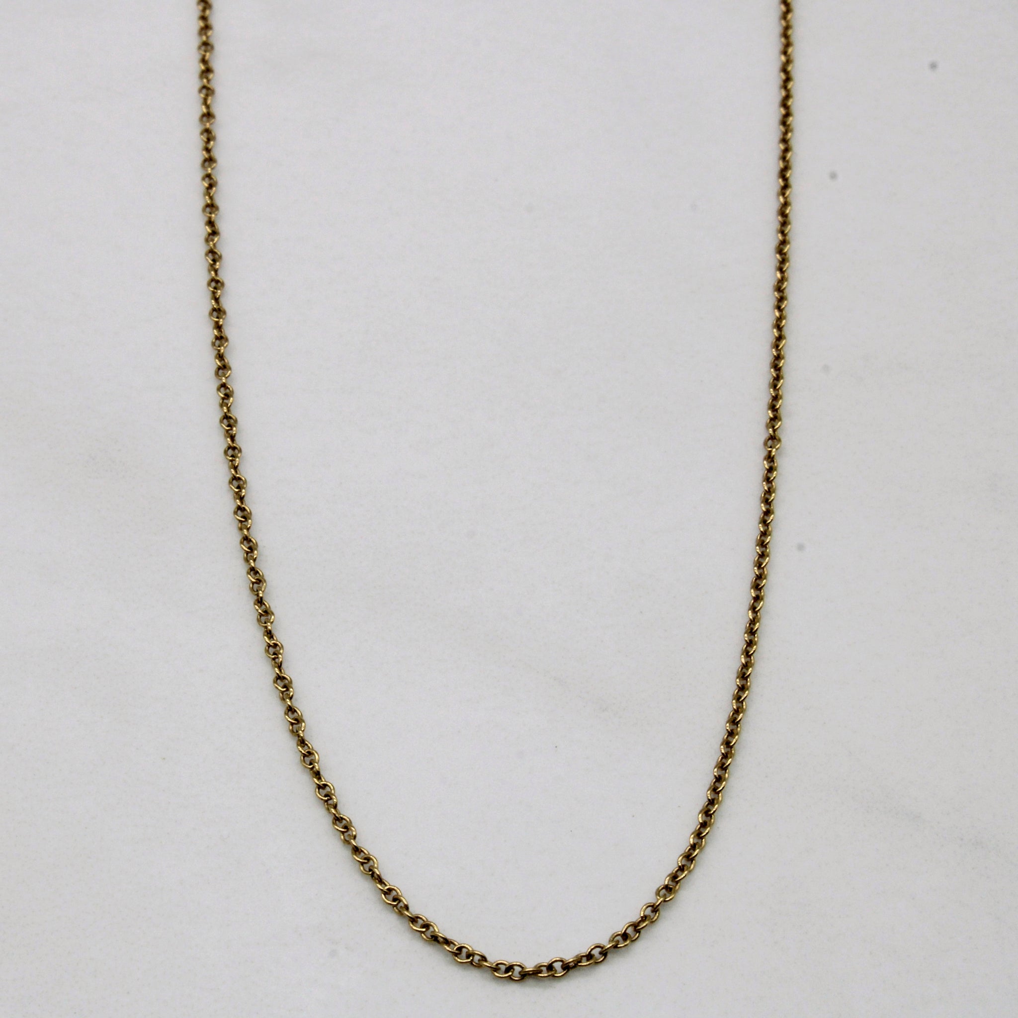 Tiffany & Co' 18k Yellow Gold Cable Chain | 18"