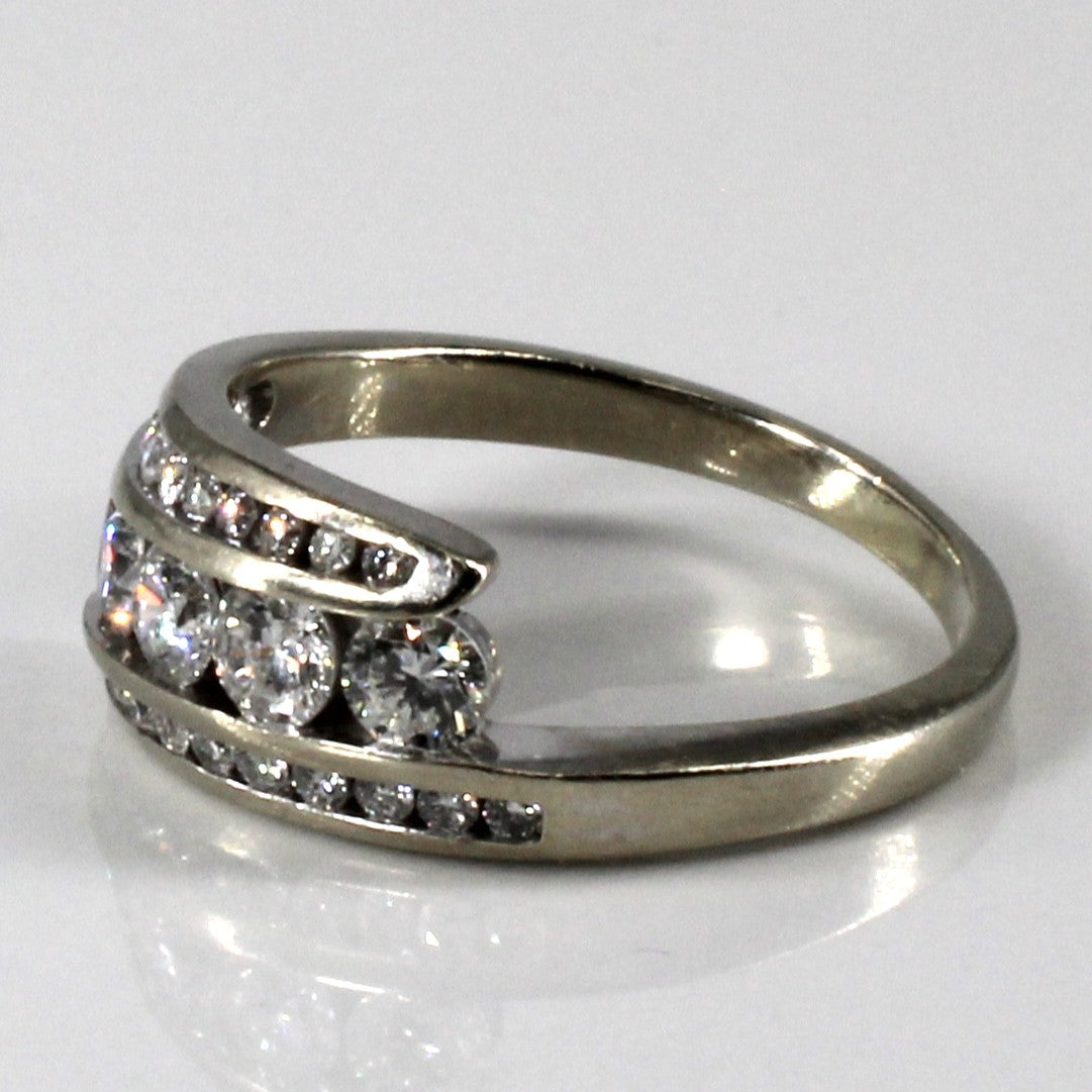 Bypass Channel Set Diamond Ring | 1.20ctw | SZ 7.5 | – 100 Ways