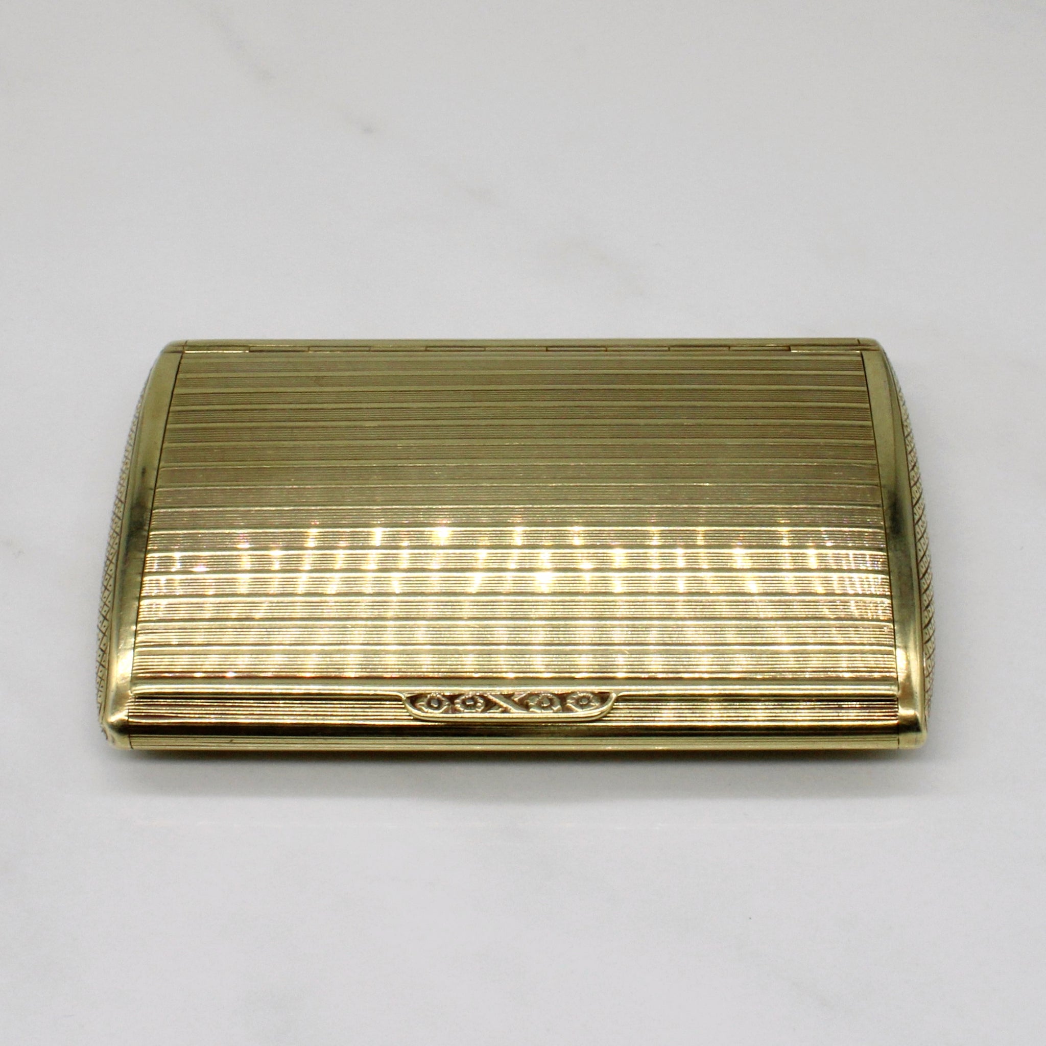 14k Yellow Gold Cigarette Case