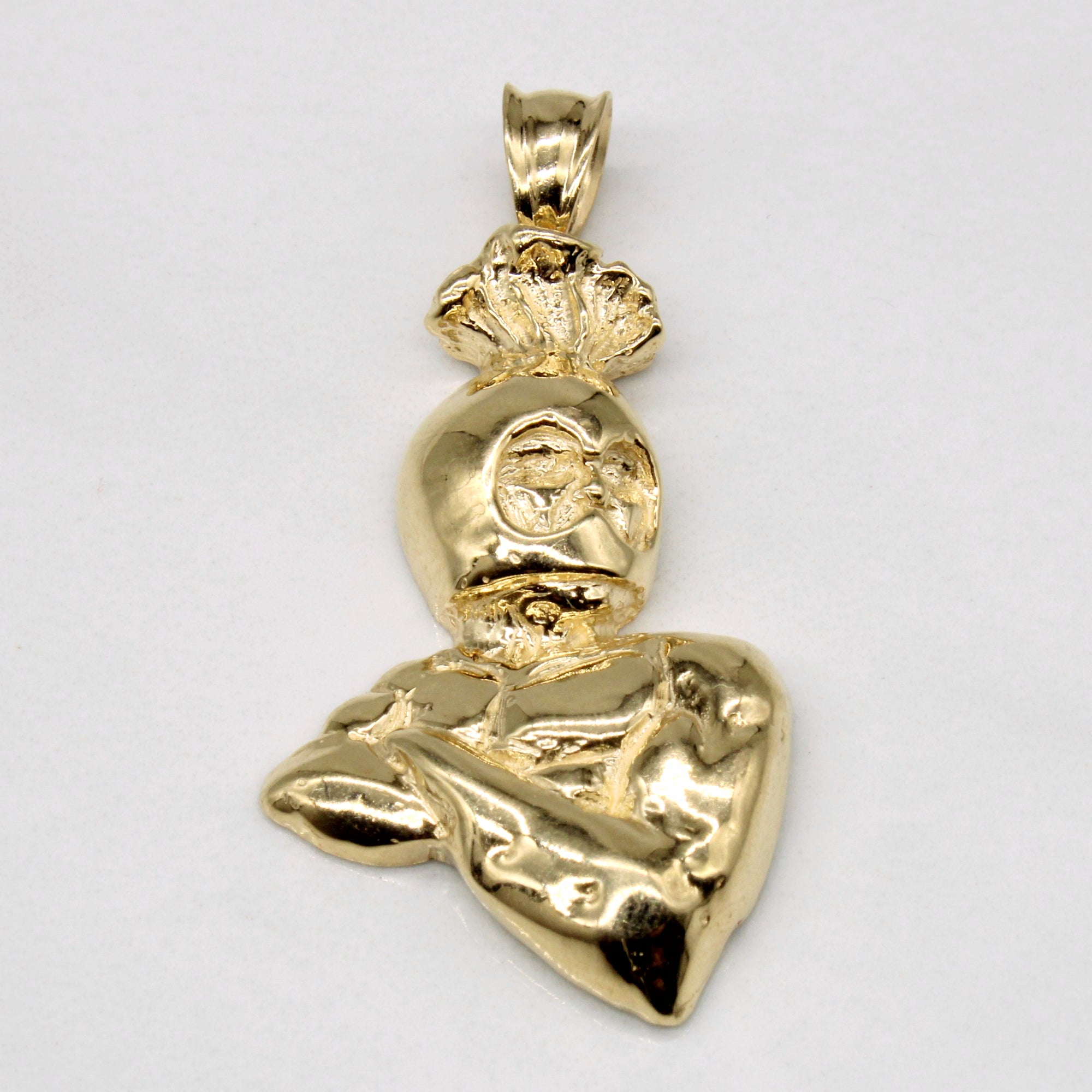 14k Yellow Gold Soldier Pendant – 100 Ways