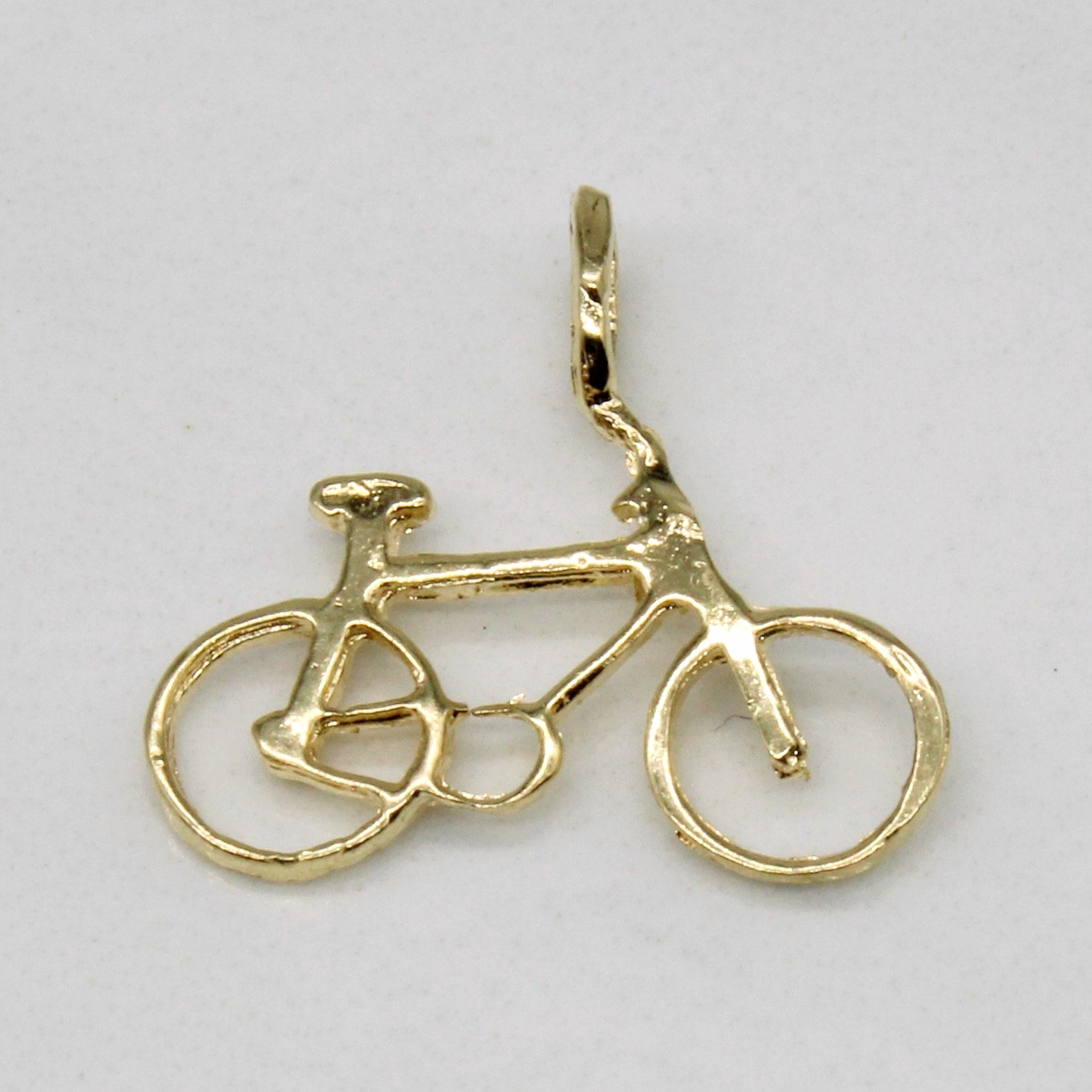 14k Yellow Gold Bicycle Charm – 100 Ways