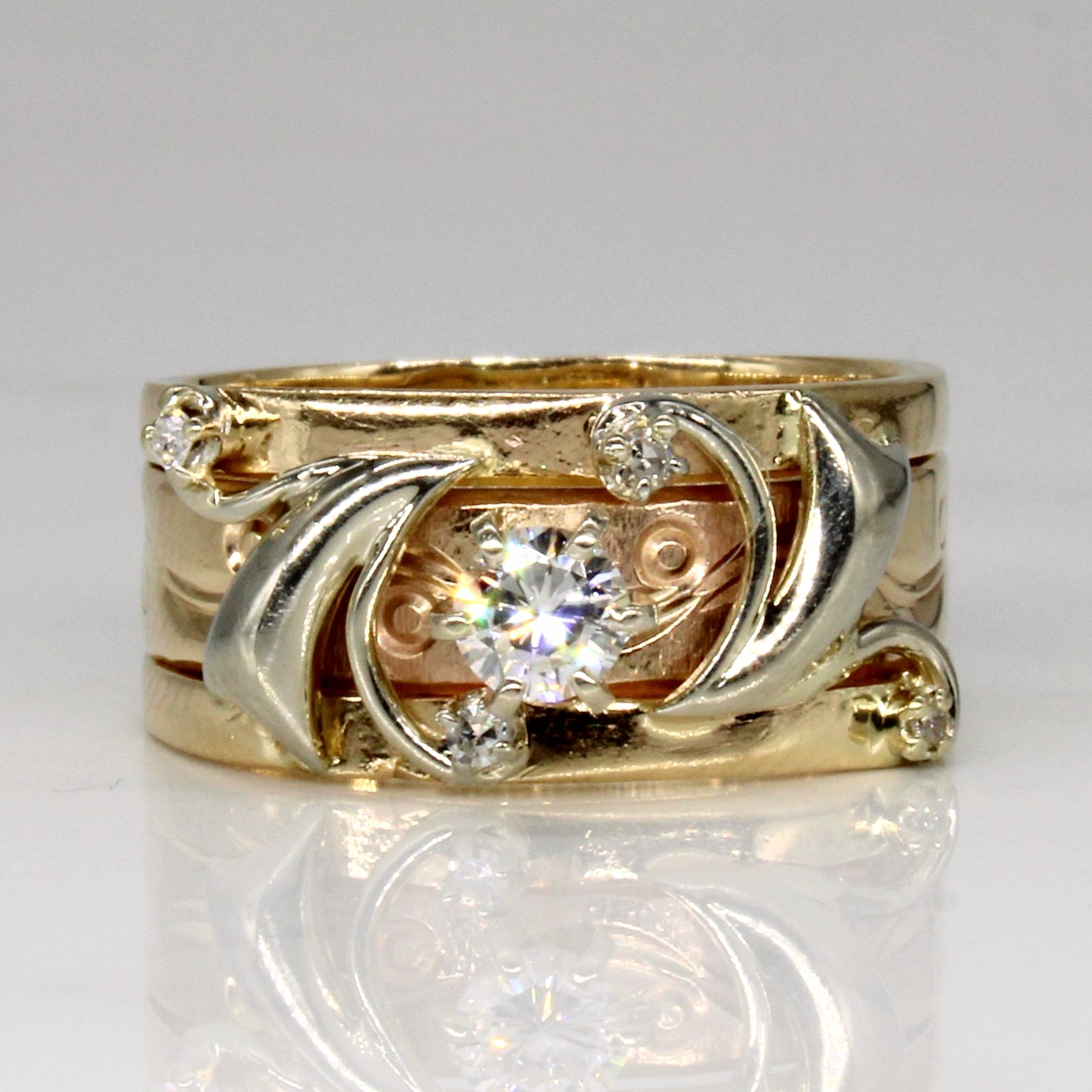 High Set Diamond Ring | 0.28ctw | SZ 7.25 | – 100 Ways