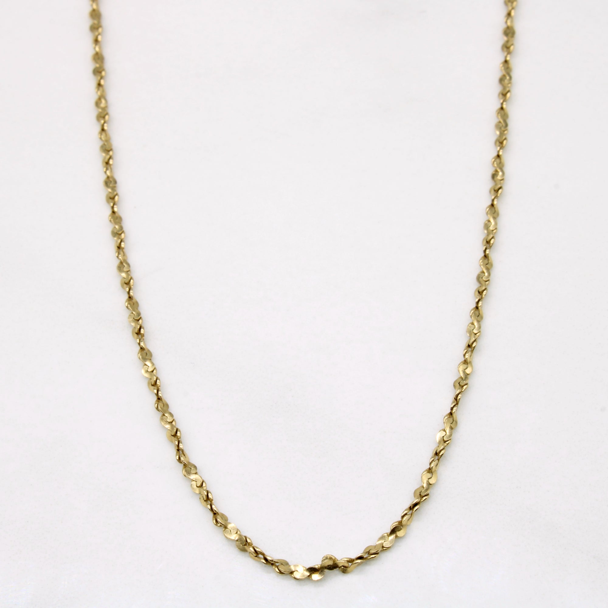 10k Yellow Gold Nugget Chain | 18"