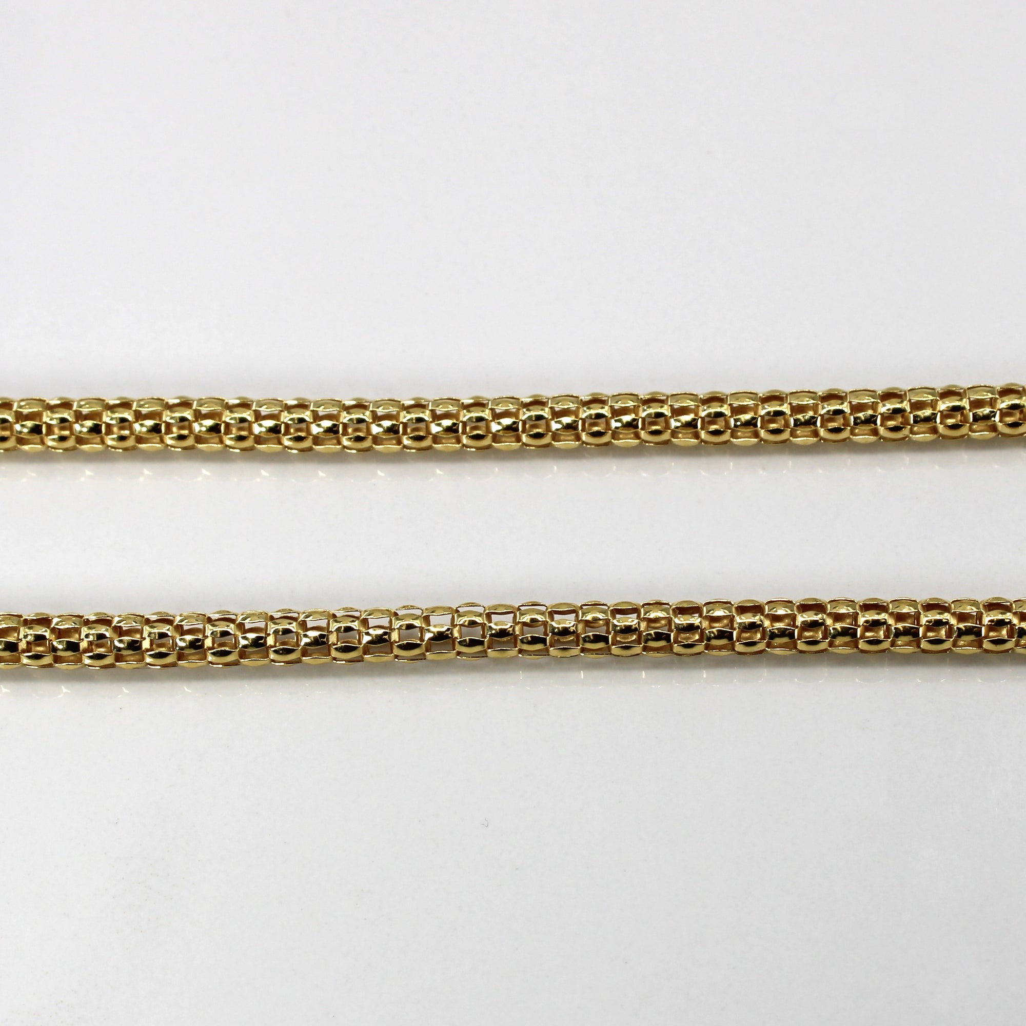 18k Yellow Gold Popcorn Chain | 20"| – 100 Ways