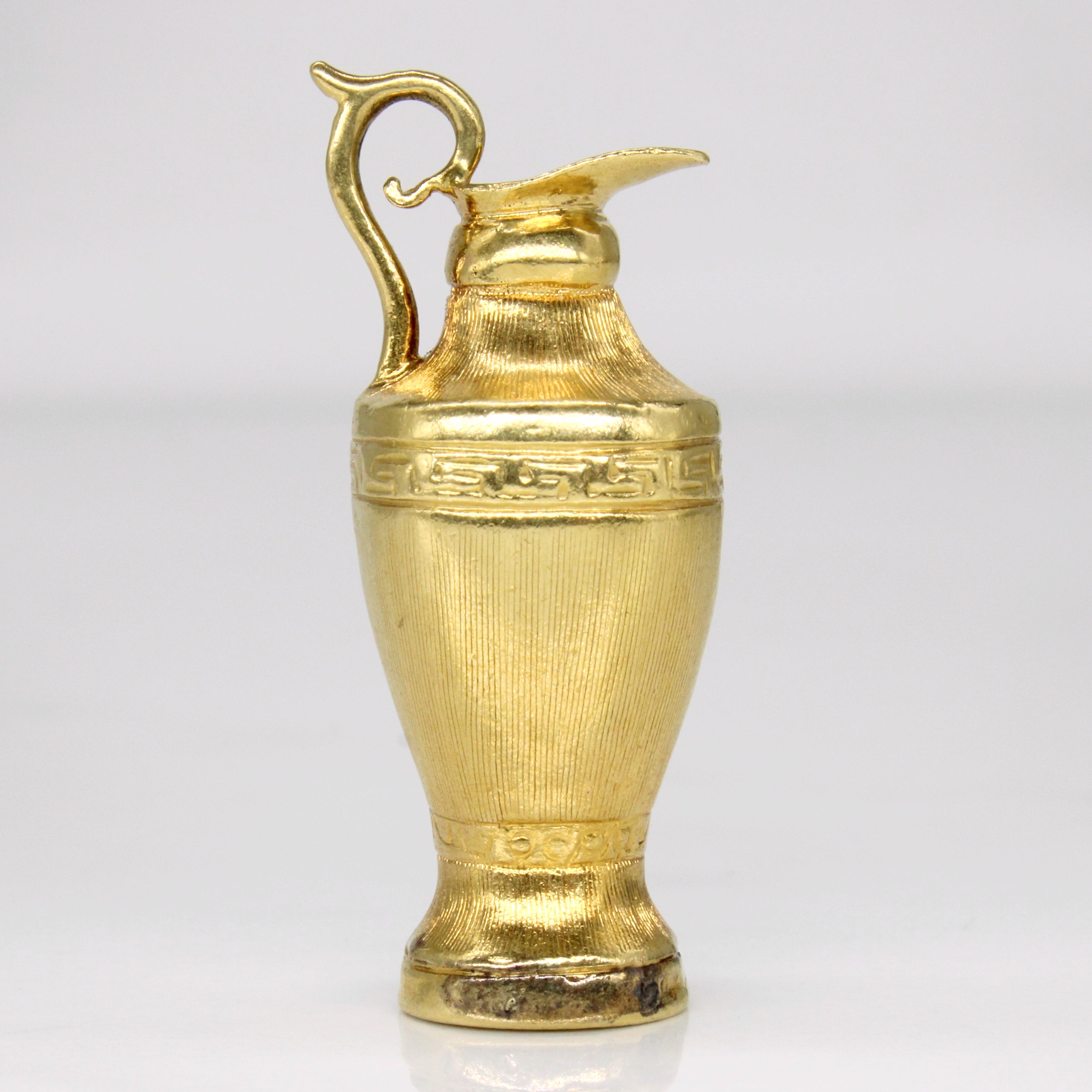 18k Yellow Gold Pitcher Charm – 100 Ways