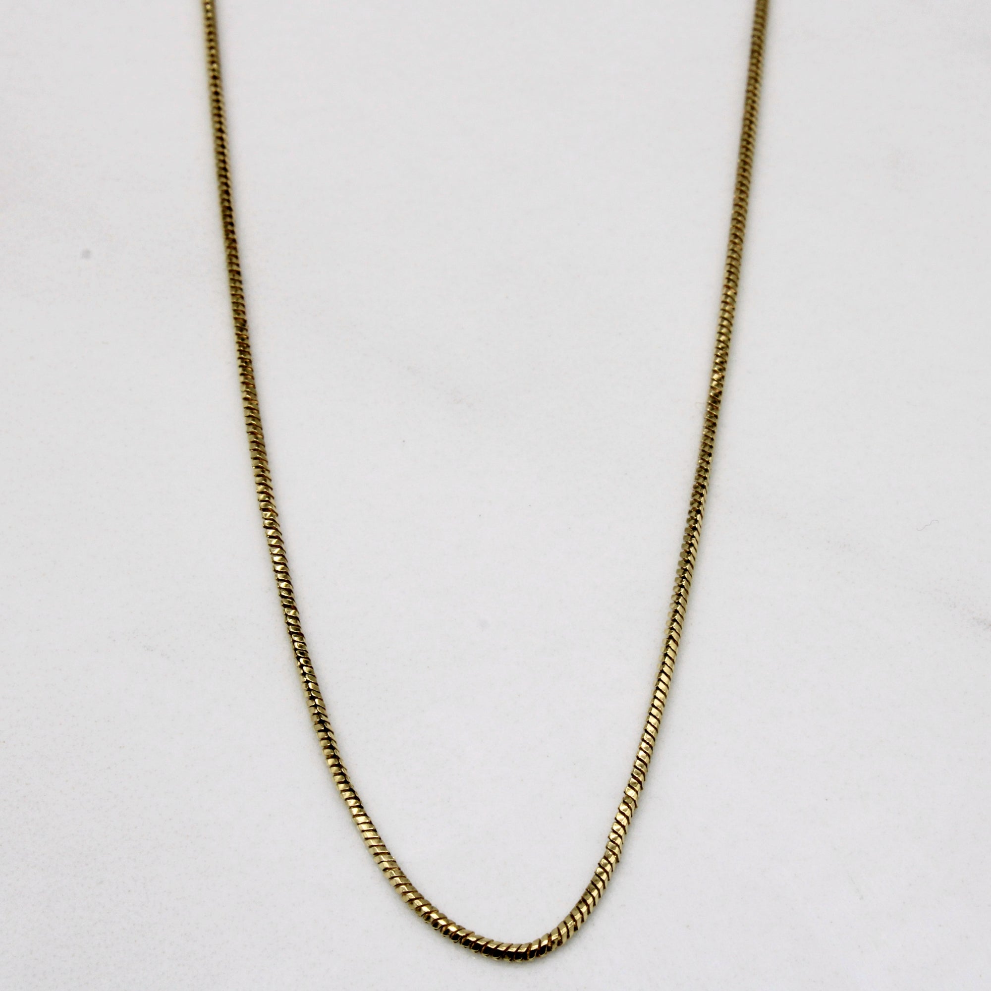 18k Yellow Gold Snake Chain | 24" | – 100 Ways