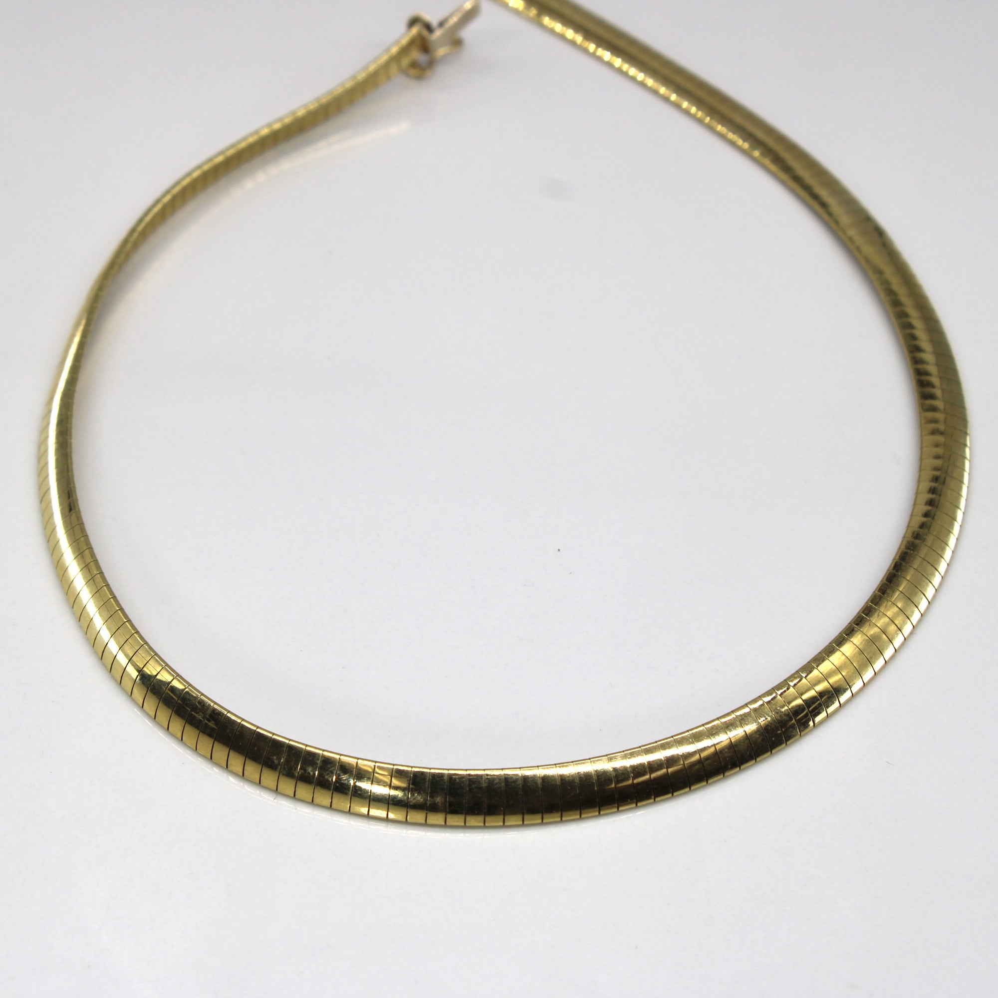 10k Yellow Gold Omega Chain | 16"| – 100 Ways
