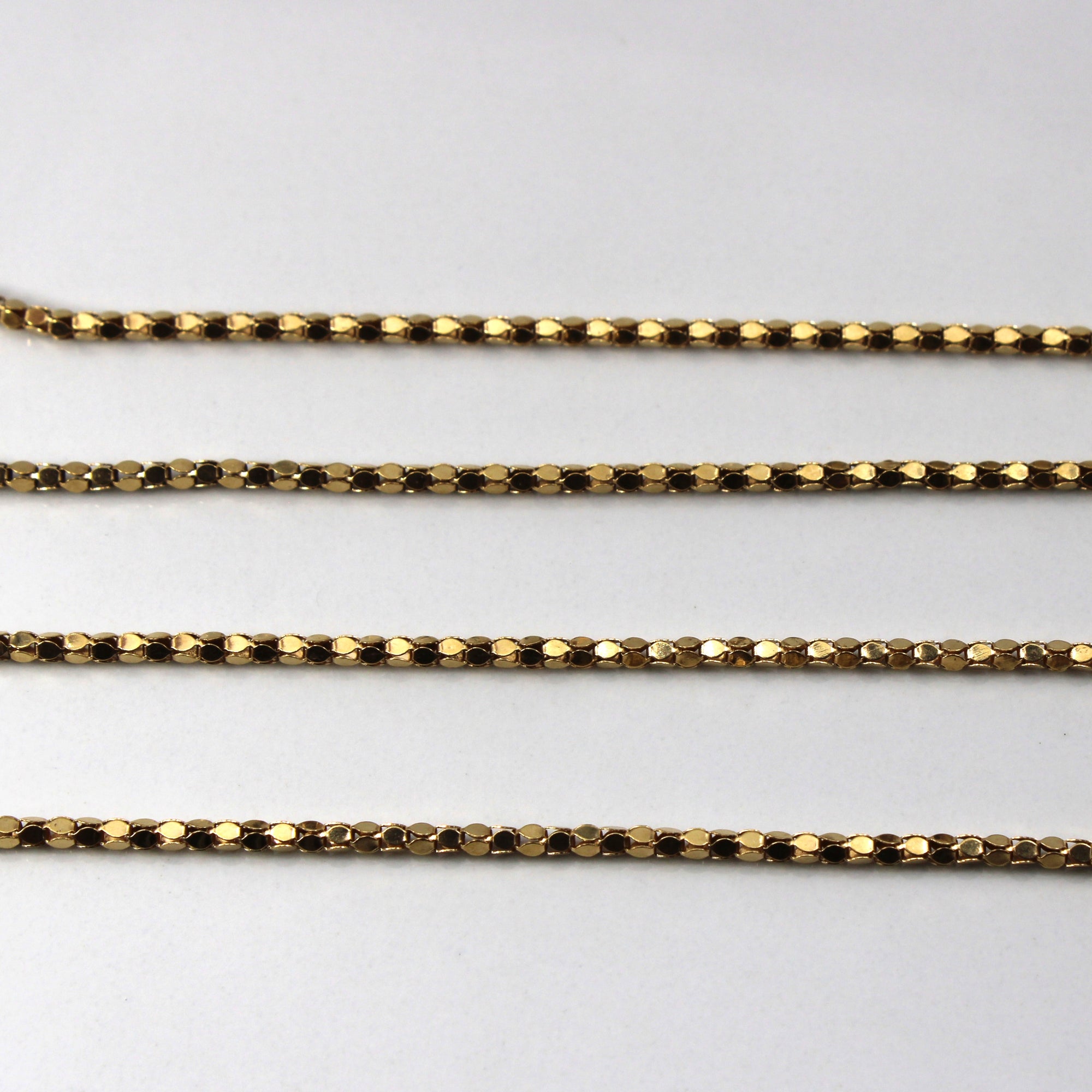 18k Yellow Gold Popcorn Chain | 20"| – 100 Ways
