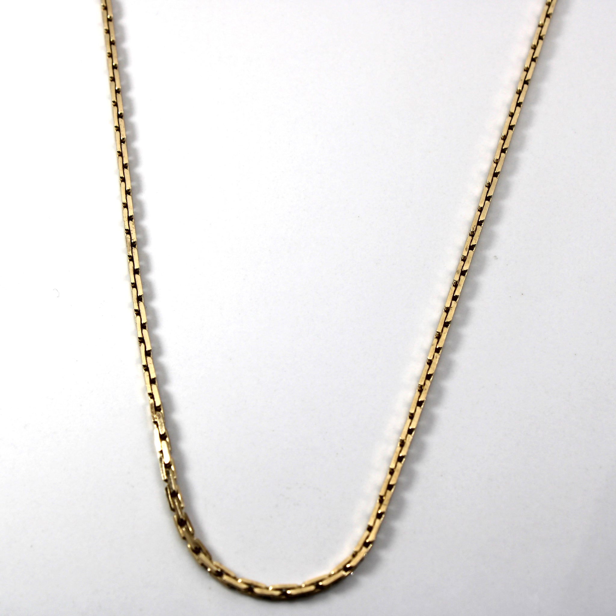 10k Yellow Gold Long Interlocking Chain | 32"|