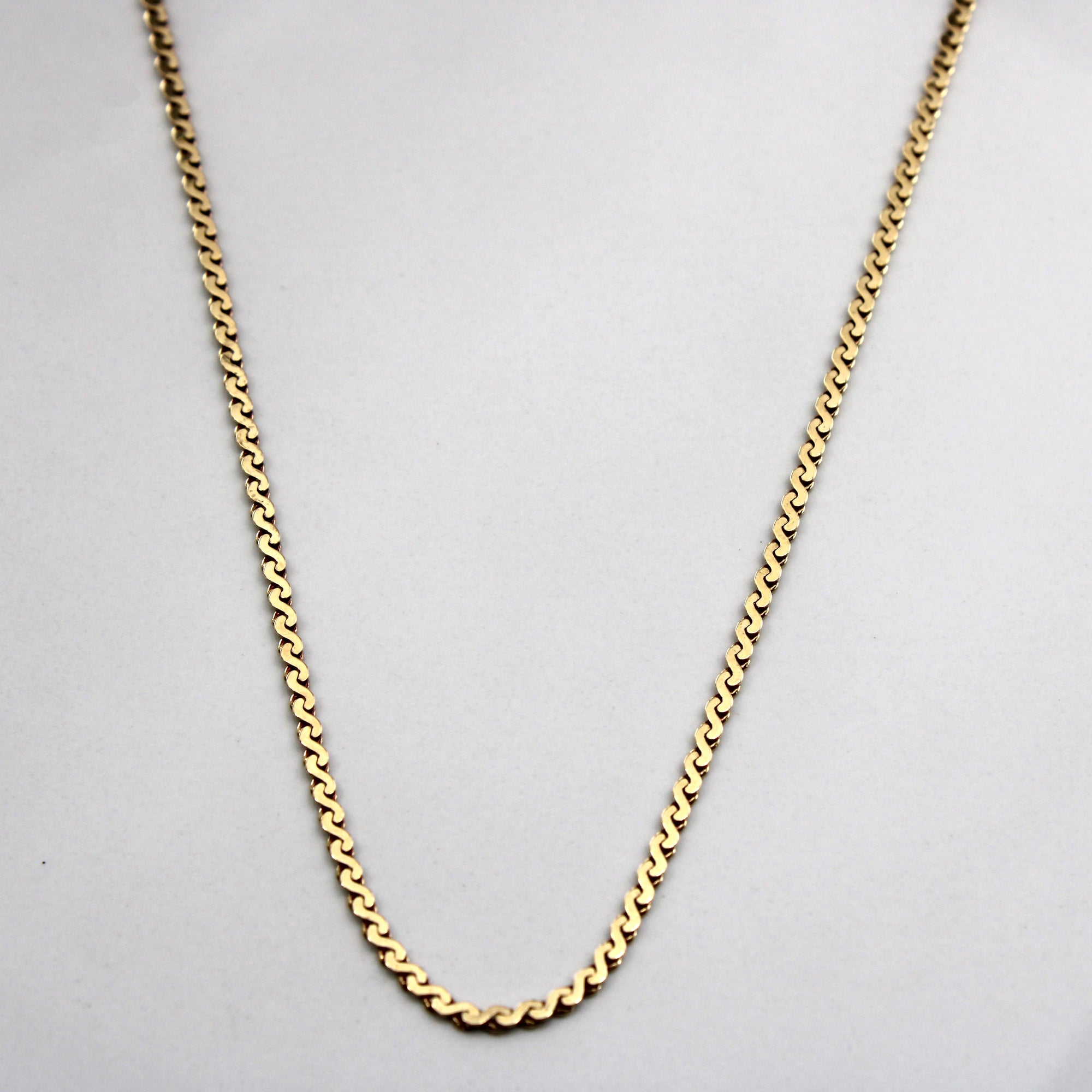 10k Yellow Gold S Link Chain | 20"| – 100 Ways