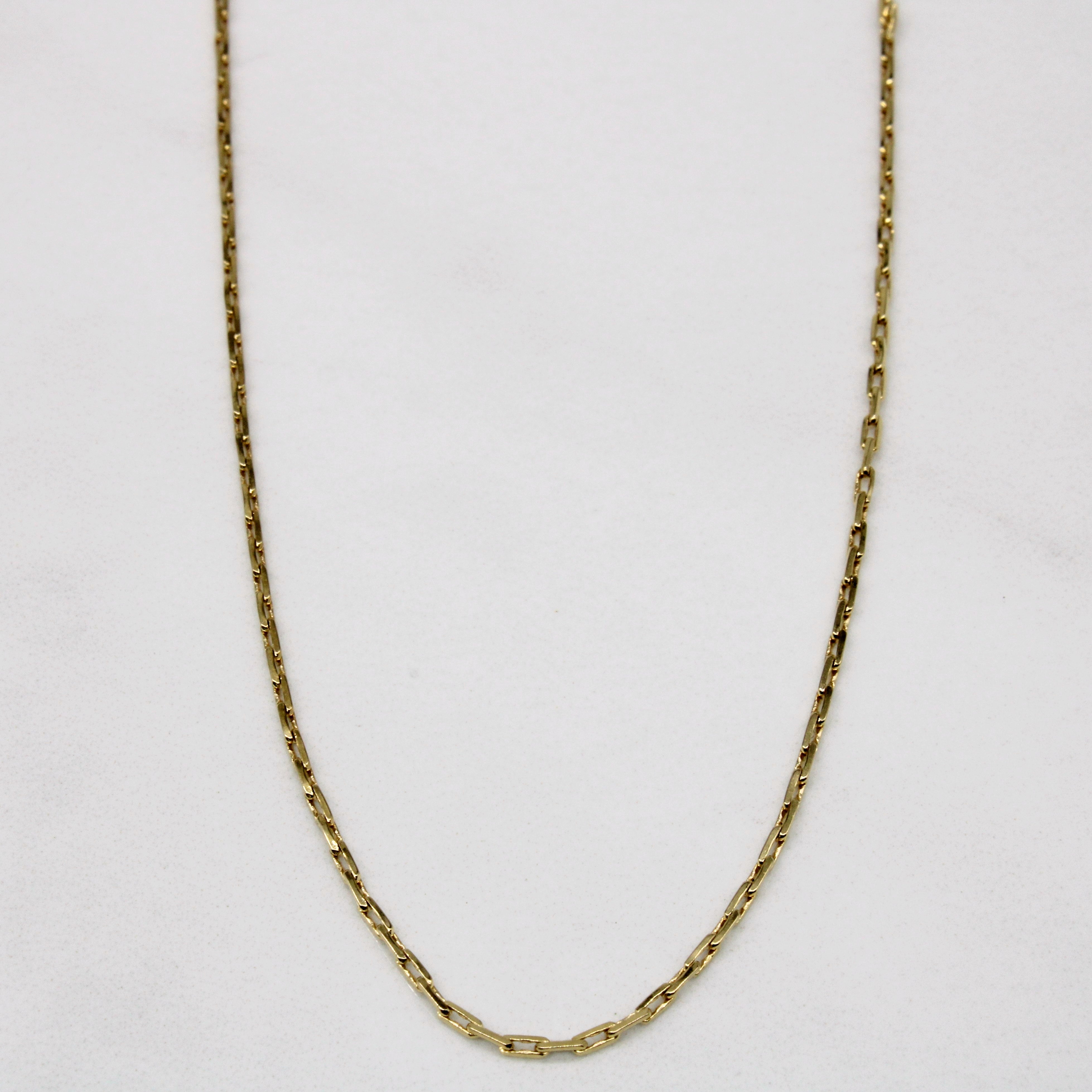 14k Yellow Gold Boston Link Chain | 17" | – 100 Ways