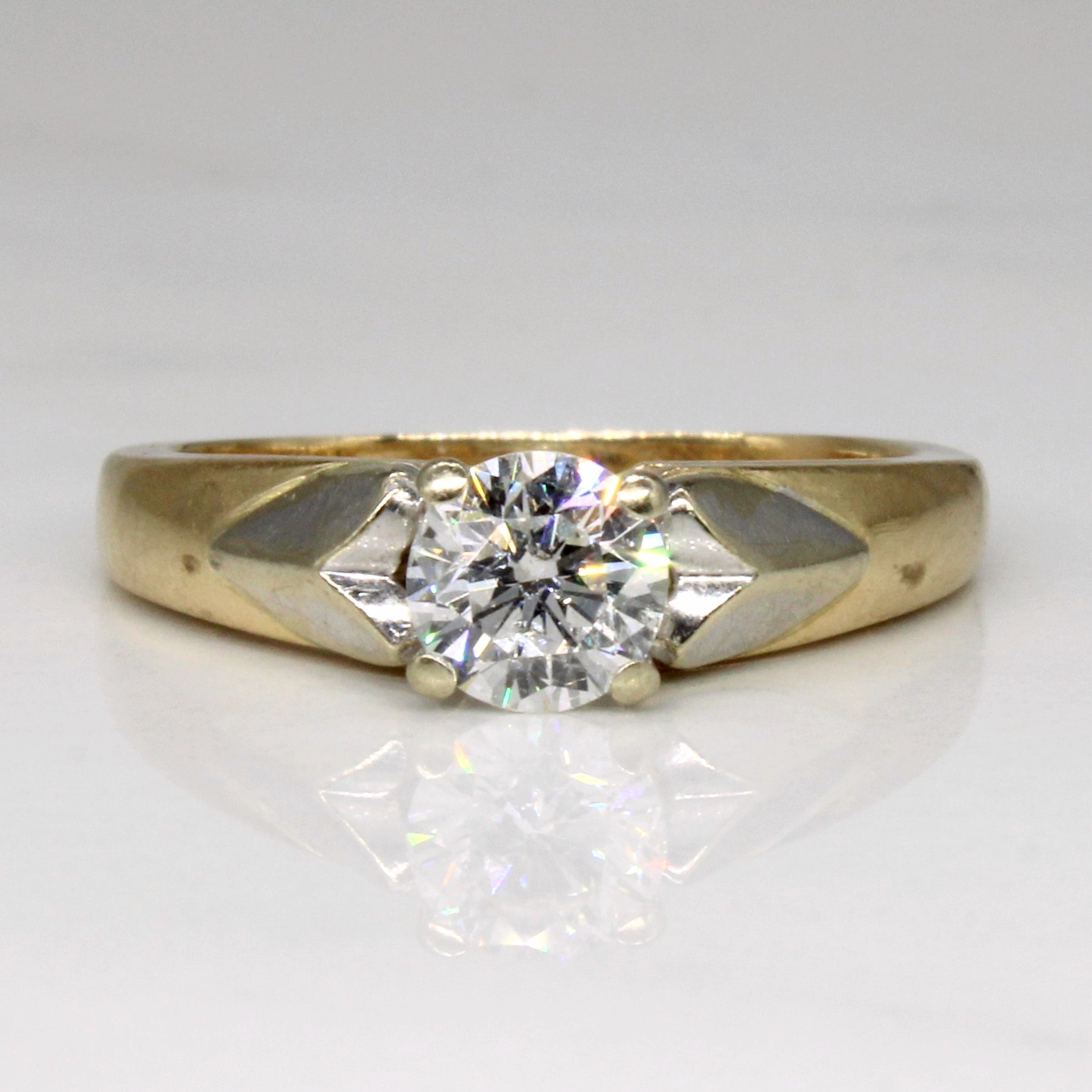 Cathedral Set Diamond Engagement Ring | 0.57ct | SZ 5.75