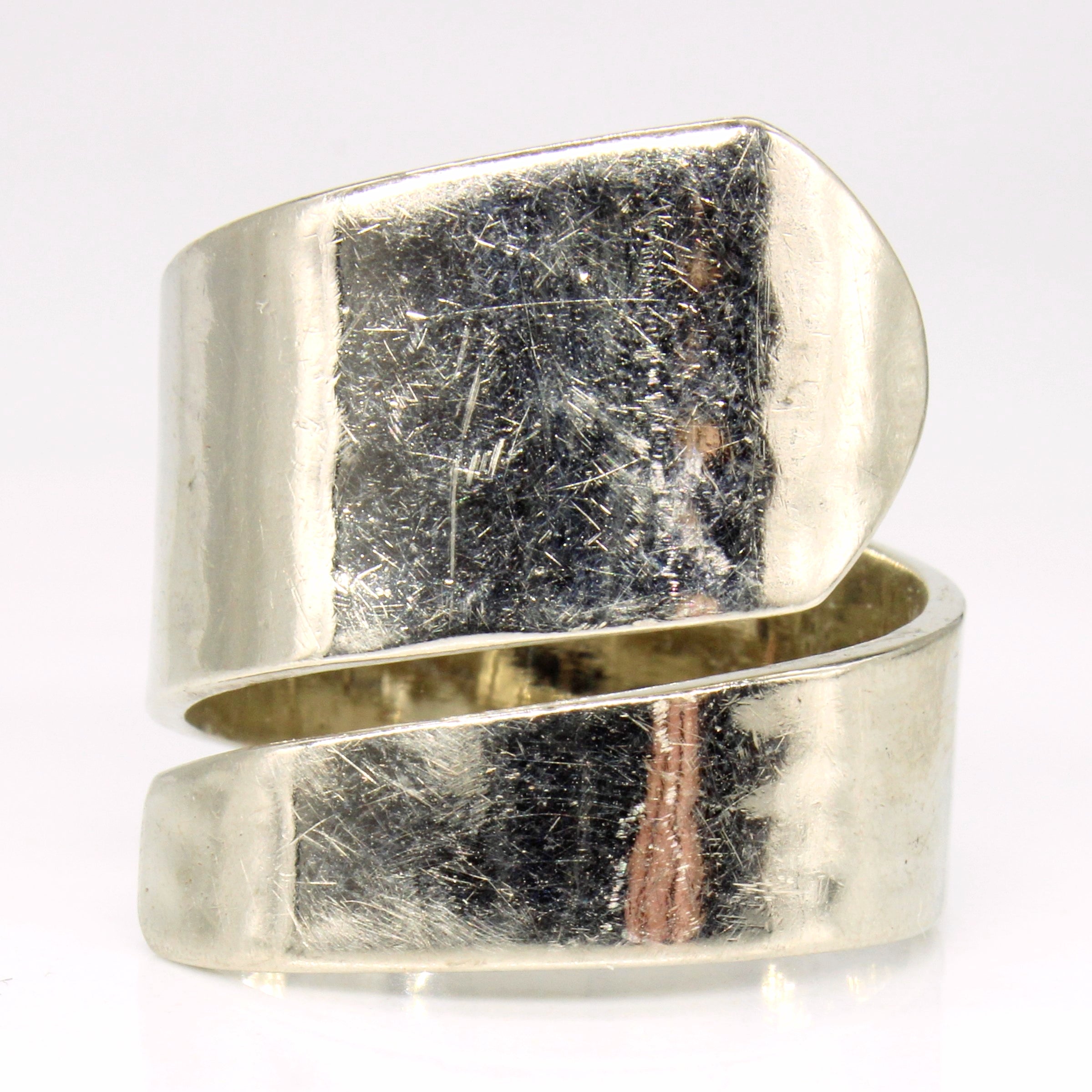 14k White Gold Contour Ring | SZ 9.25 | – 100 Ways