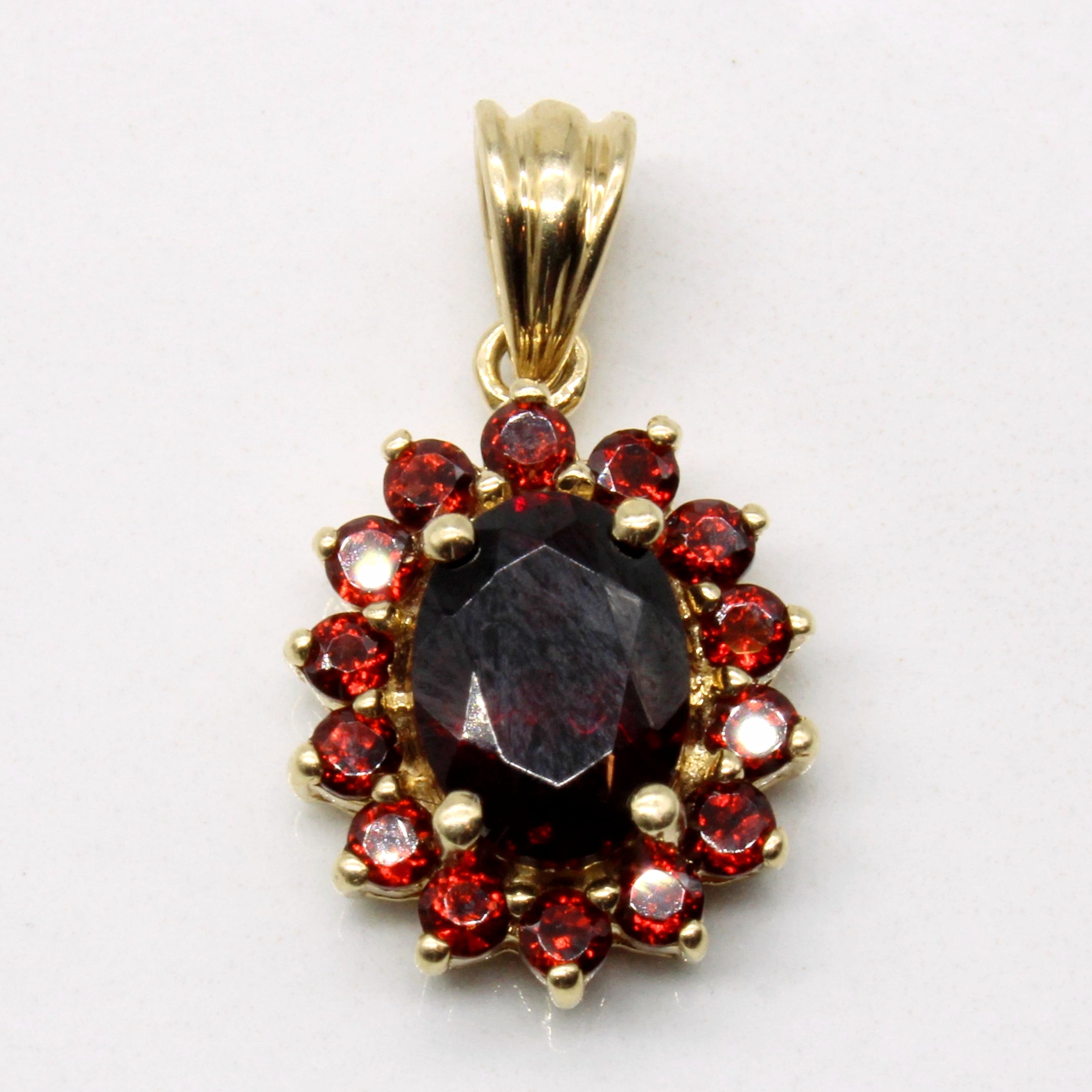 Garnet Cluster Pendant | 1.92ctw | – 100 Ways