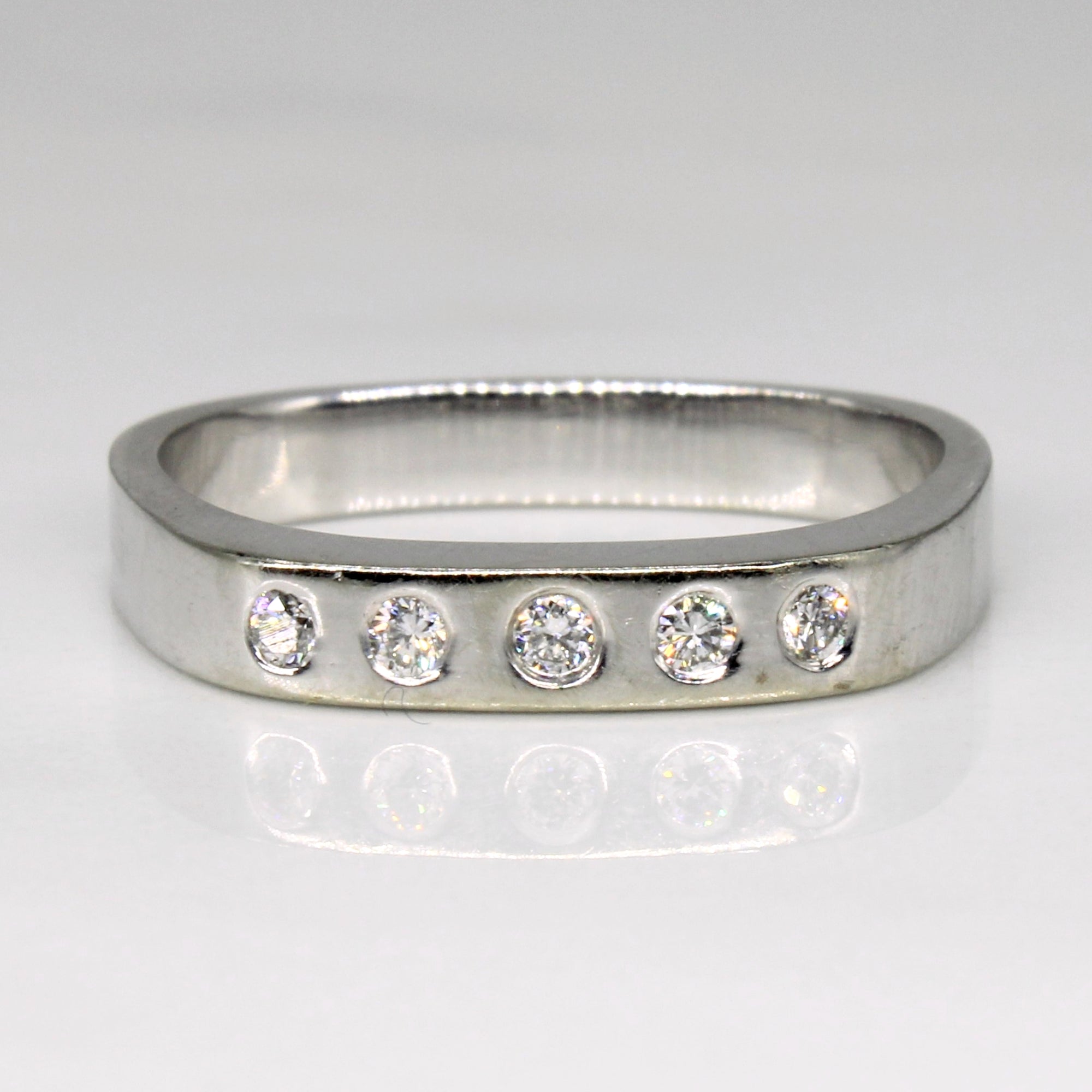 Flush Set Diamond Ring | 0.10ctw | SZ 7 | – 100 Ways