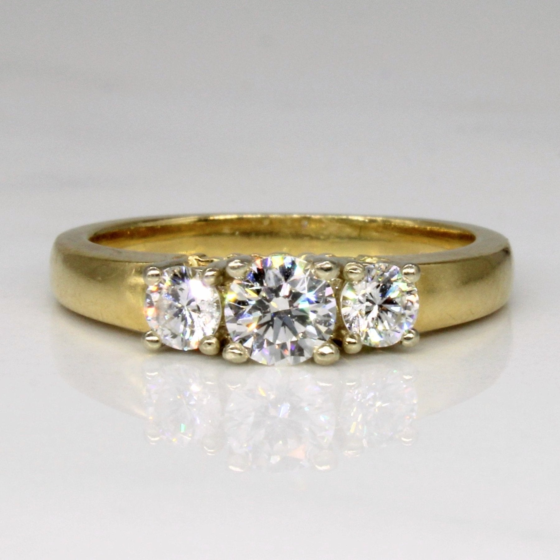 'Birks' Three Stone Diamond Ring | 0.60ctw | SZ 5.75