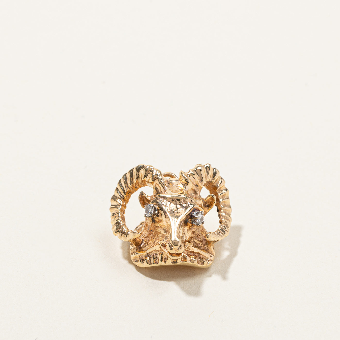 Diamond Ram Pendant | 0.09ctw