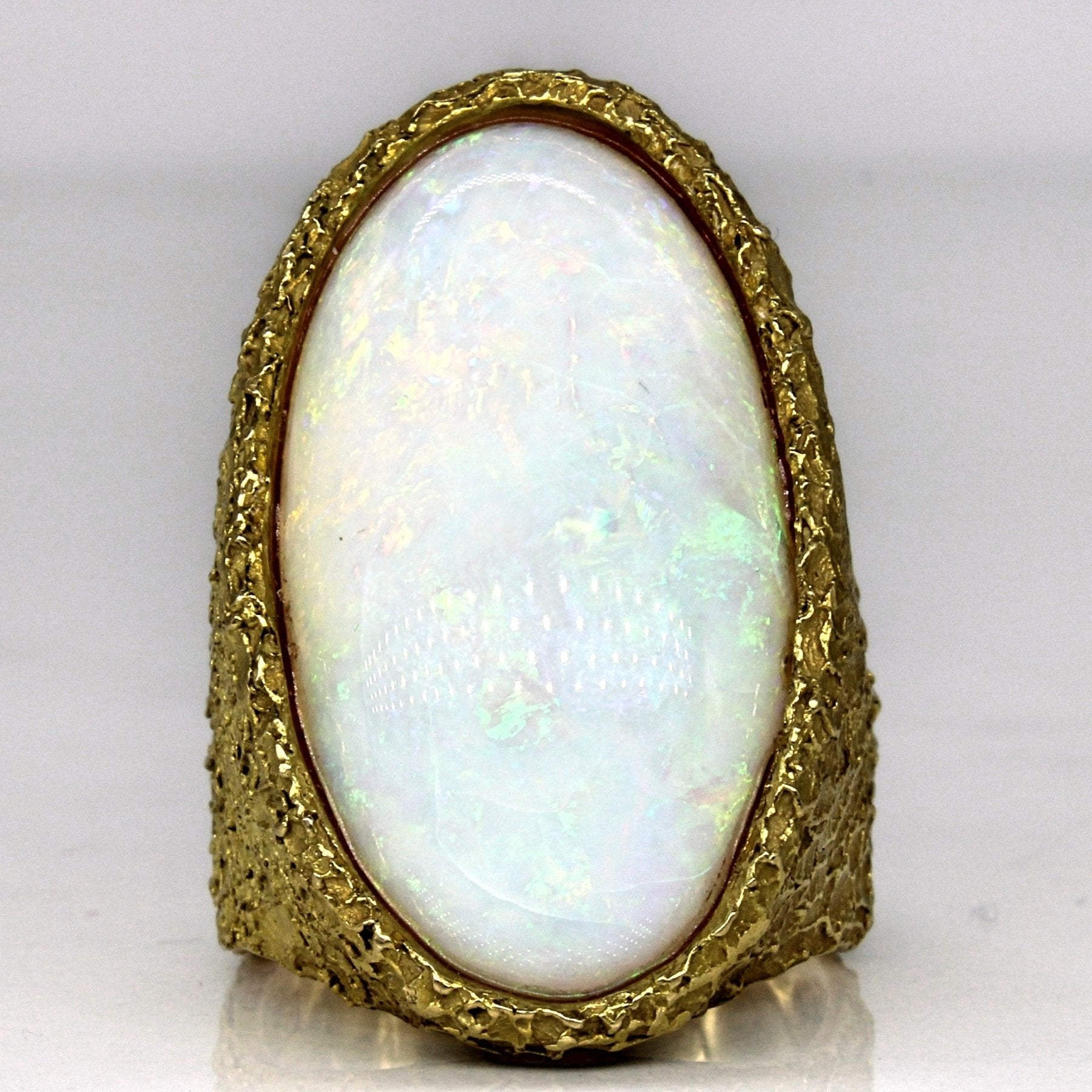 'John Nadas' Opal 18k Cocktail Ring | 14.50ct | SZ 6.75