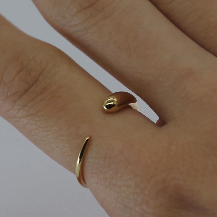 Rachel Weld 18k Yellow Gold Bare Claw Ringlet | Options Available – 100 ...
