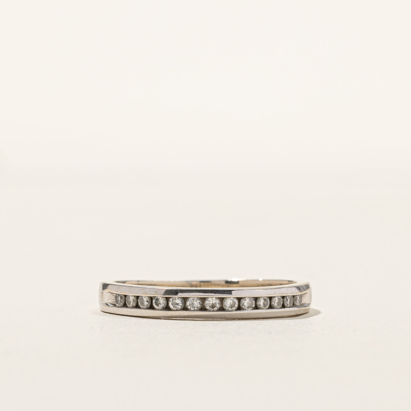 Channel Set Diamond Band | 0.20ctw | SZ 9