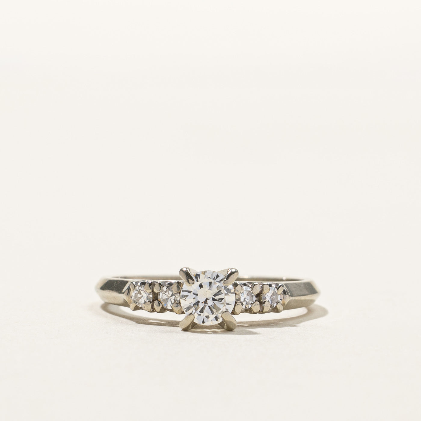 High Set Diamond Engagement Ring | 0.45ctw | SZ 6
